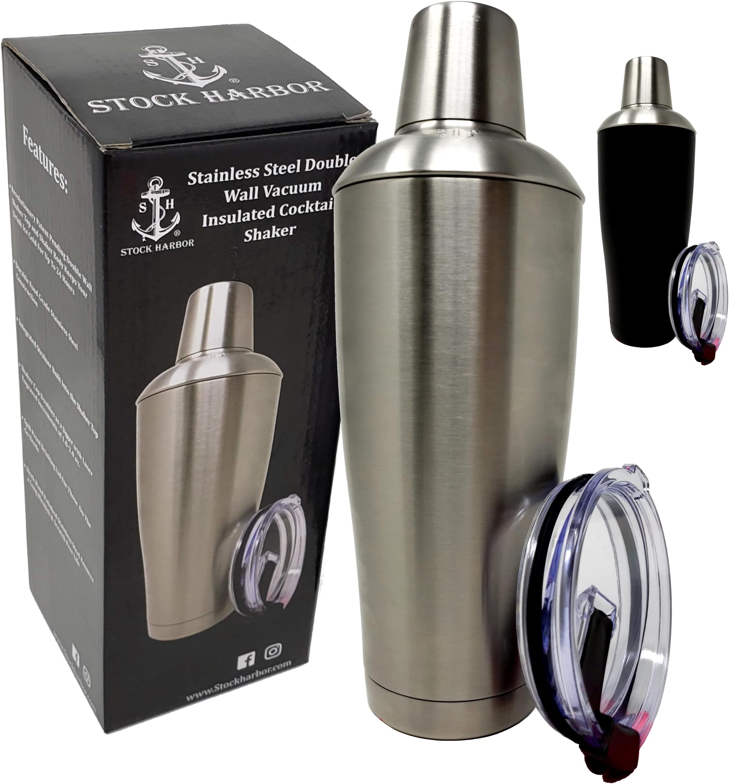 Amazon.com: Rabbit Wine Cocktail Shaker, 18oz Double-Insulated ...