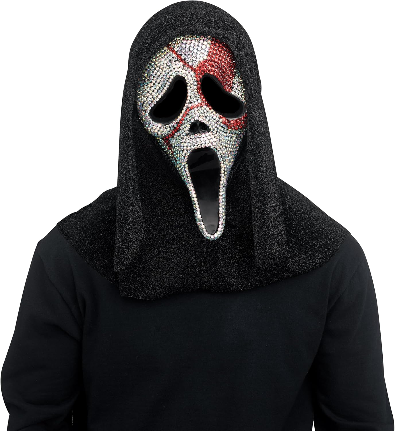 Fun World Ghost Face Bloody Bling Mask Costume : Amazon.ca: Clothing ...