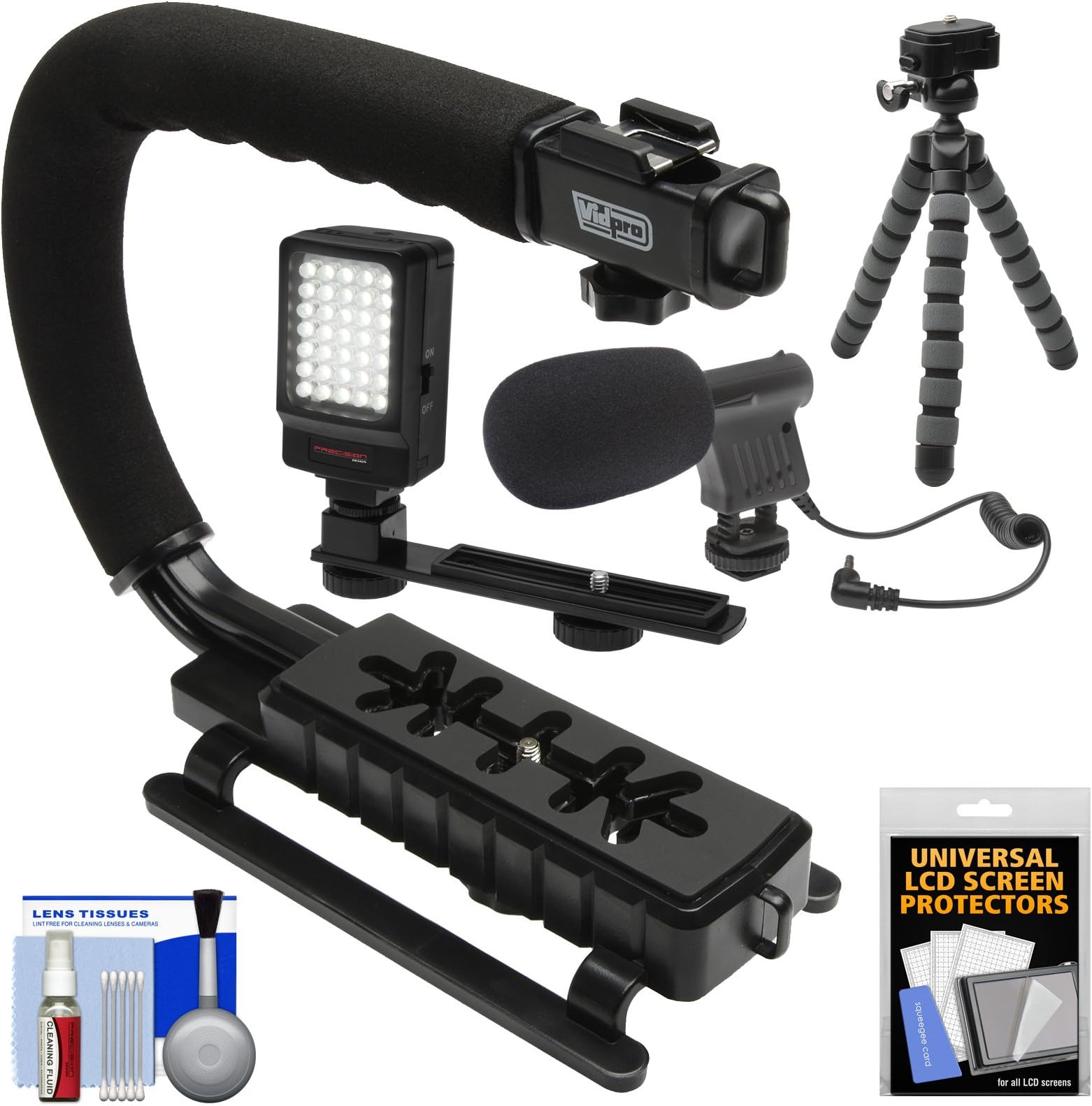 Amazon.com : Vidpro VB-12 Stabilizer Hand Grip for DSLR Cameras, Video ...