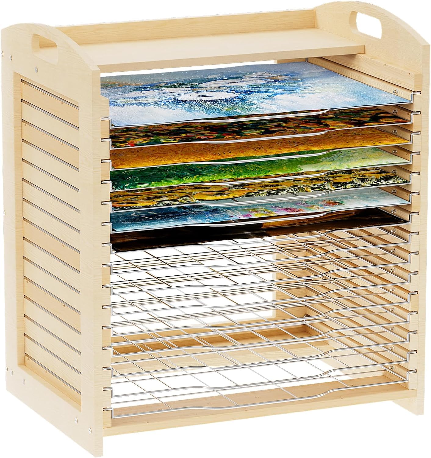 GOOFCXO Art Drying Rack Art Storage Painting Drying Rack Art Paint ...