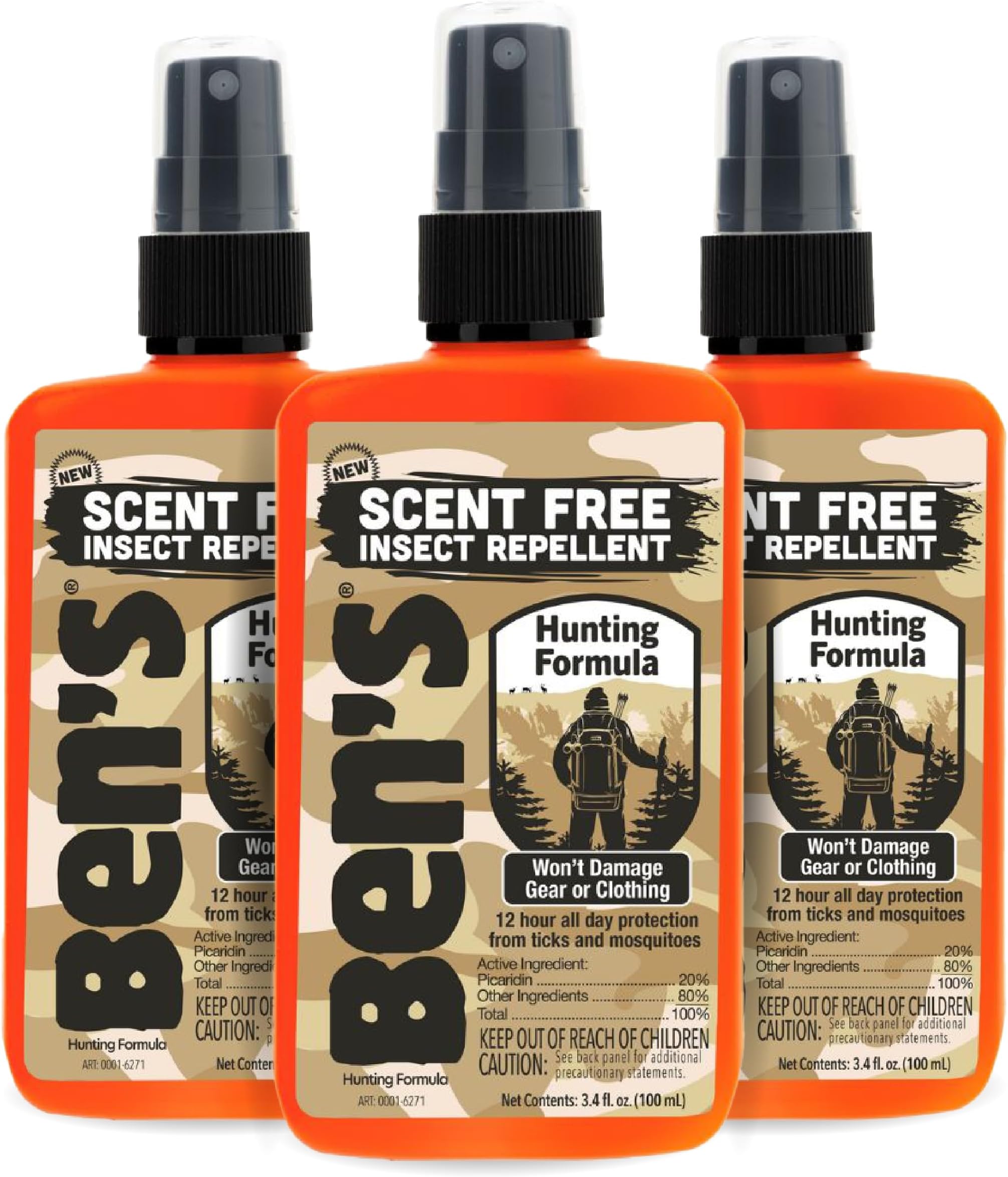 Amazon.com: Ben's 30% Deet Insect Repellent Spray, 3.4 Fl Oz (Pack of 3 ...