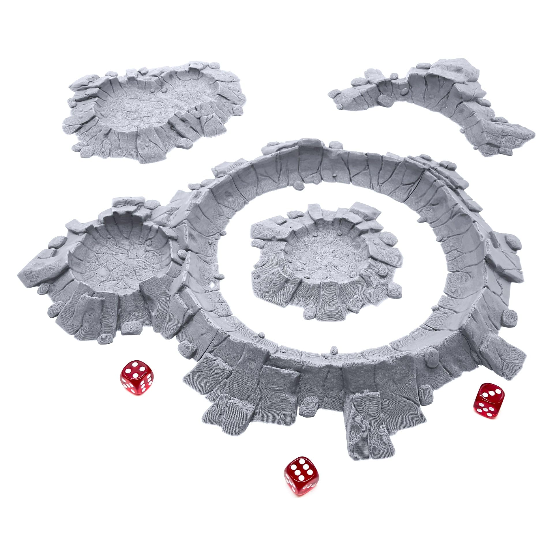 Snapklik.com : Craters By Makers Anvil, 3D Printed Tabletop RPG Scenery ...