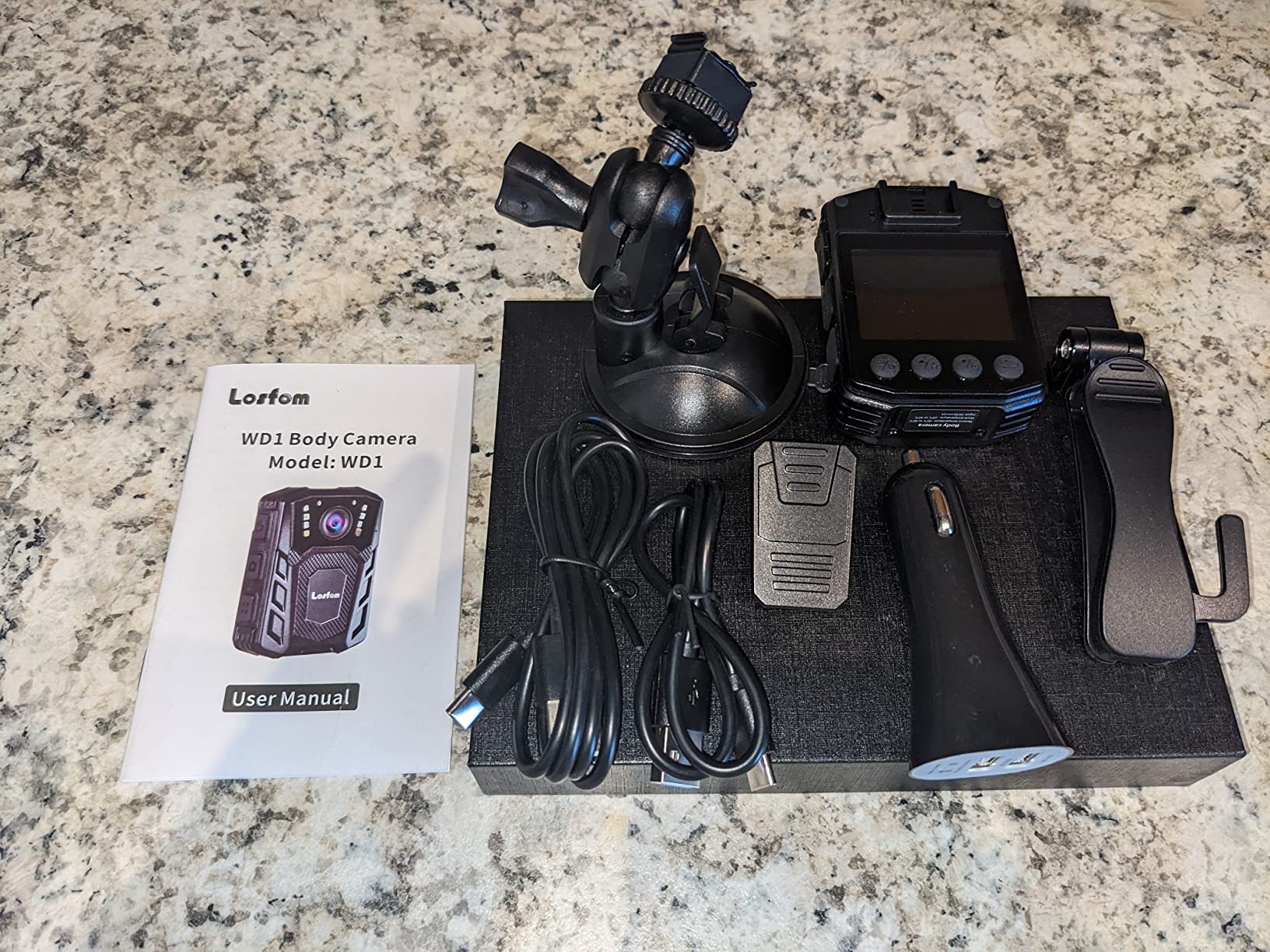 $22/mo - Finance Losfom 128GB Body Camera with Audio, 1080P Police Body ...