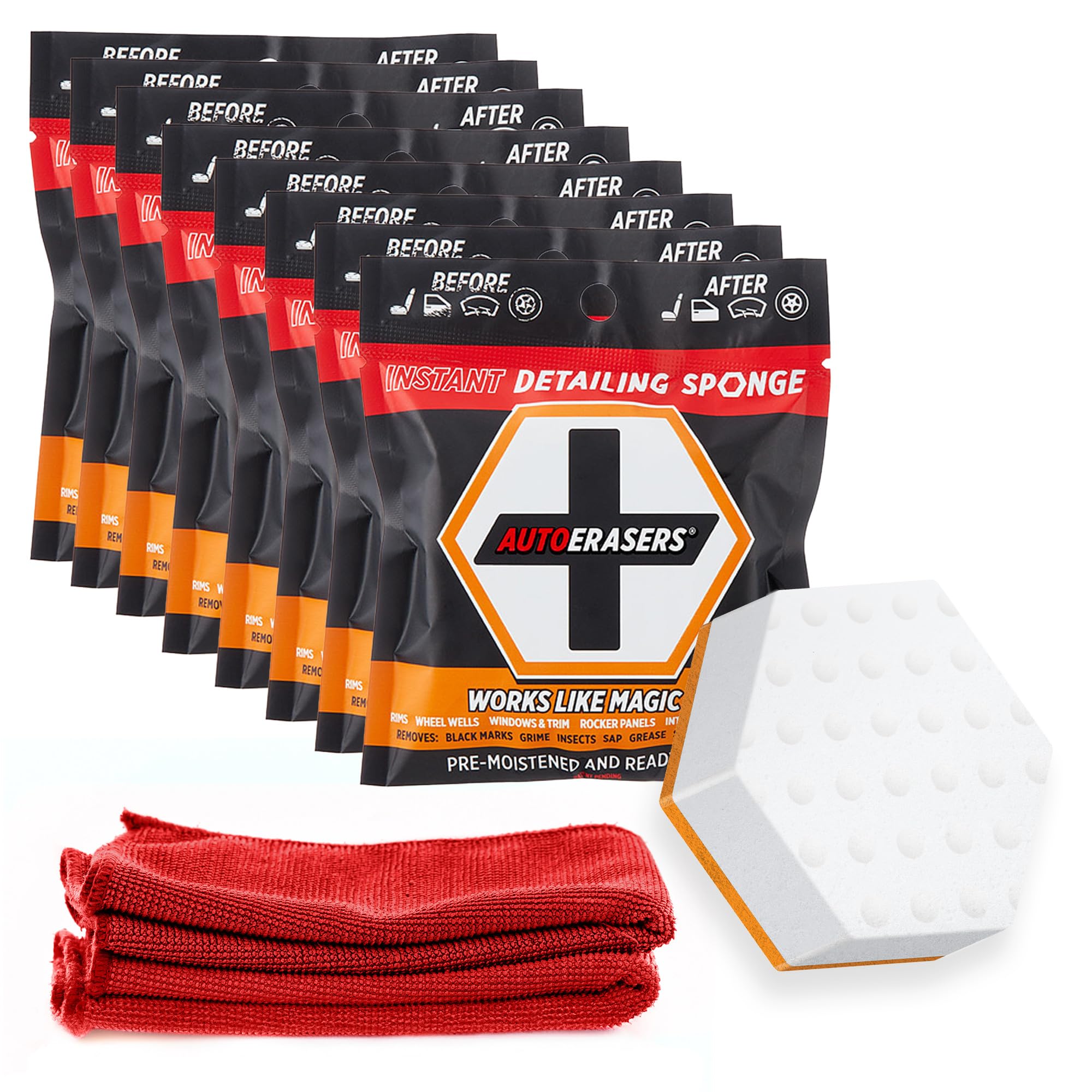 Amazon.com: AutoERASERS™ Instant Detailing Car Bikes Wash Sponge, Non ...