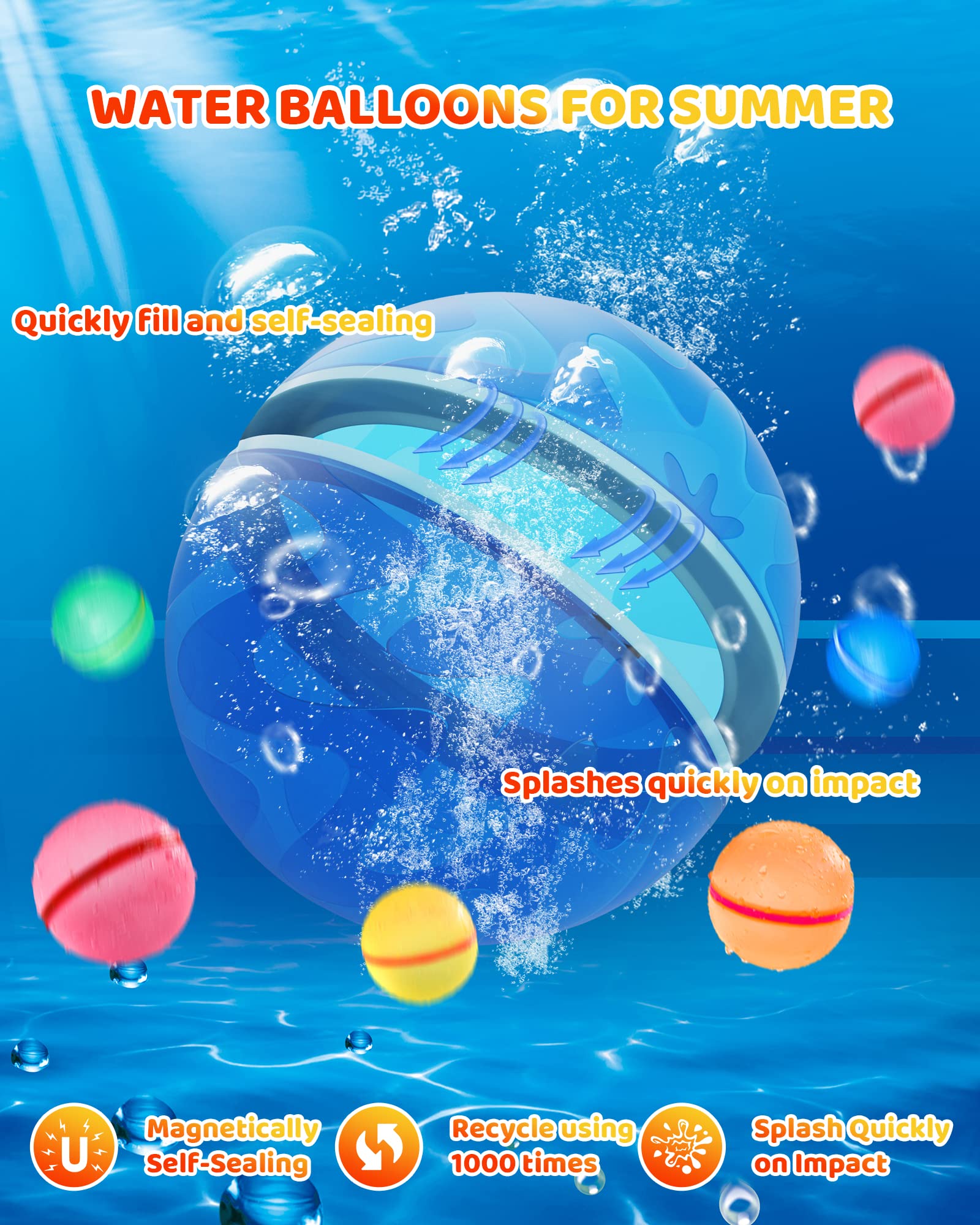 SOPPYCID Reusable Water Bomb...B0B6391ZSS | Encarguelo.com