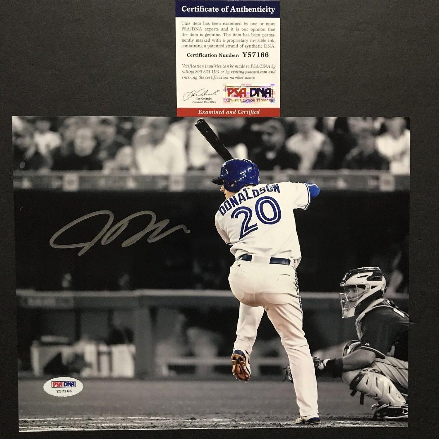 Amazon.com: Autographed Donaldson Photograph - 8x10 COA - PSA/DNA ...