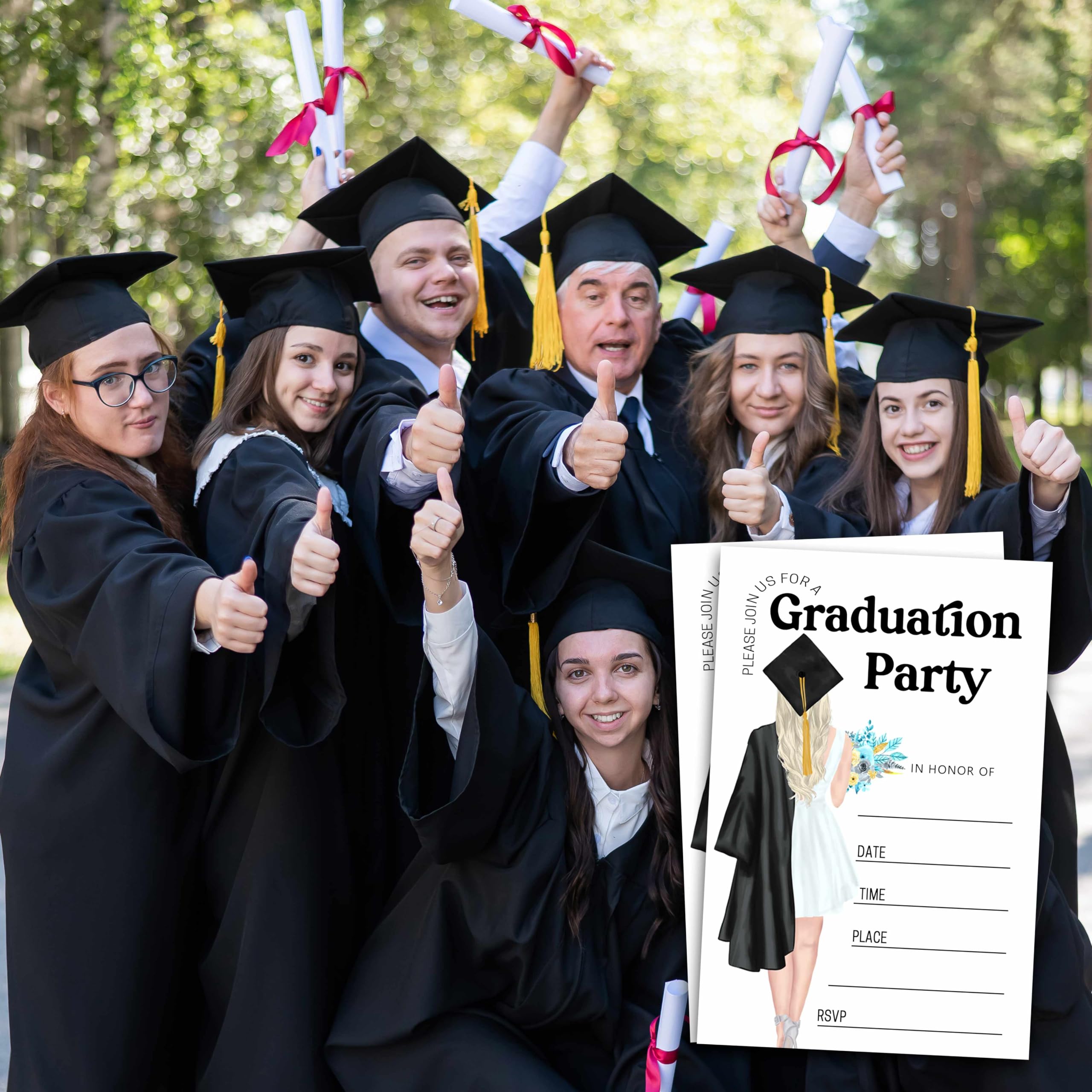 Graduation Invitations 2018 Women