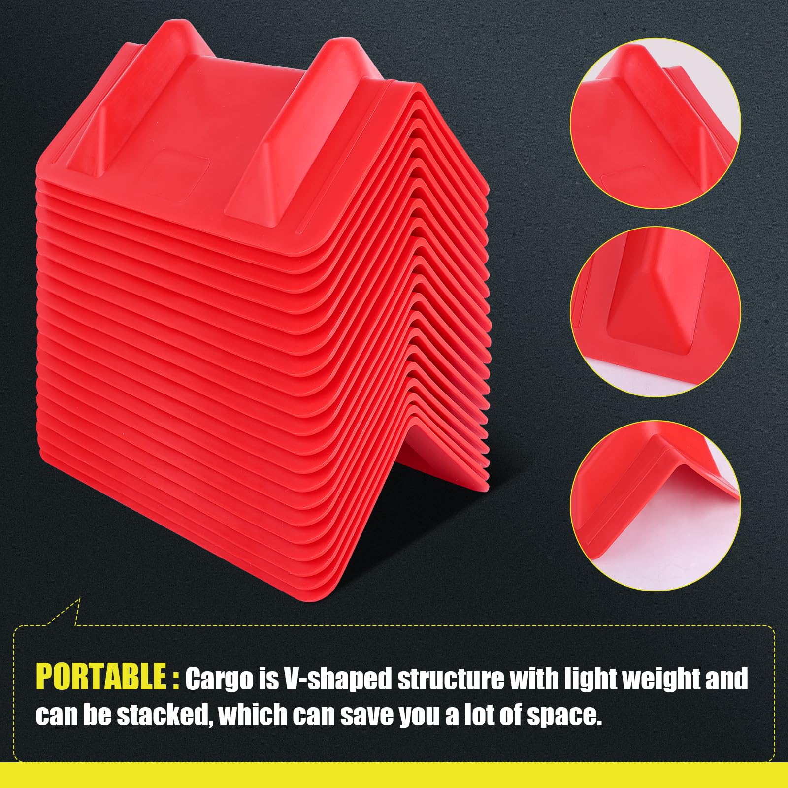 Snapklik.com : 20 Pack Corner Edge Protectors For Cargo Loads, Heavy ...