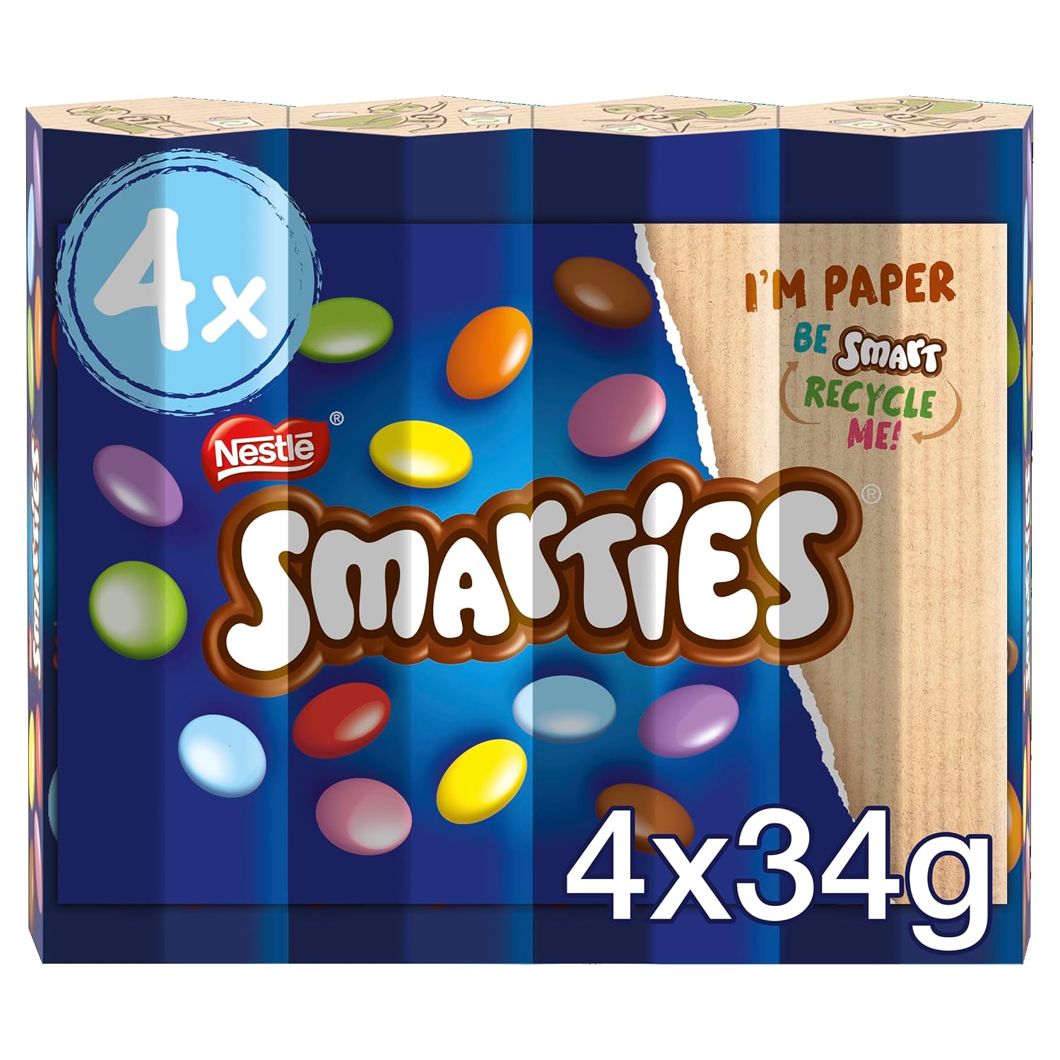 Nestle Smarties 4 Tube Pack Pouch, 152 g : Amazon.in: Grocery & Gourmet ...