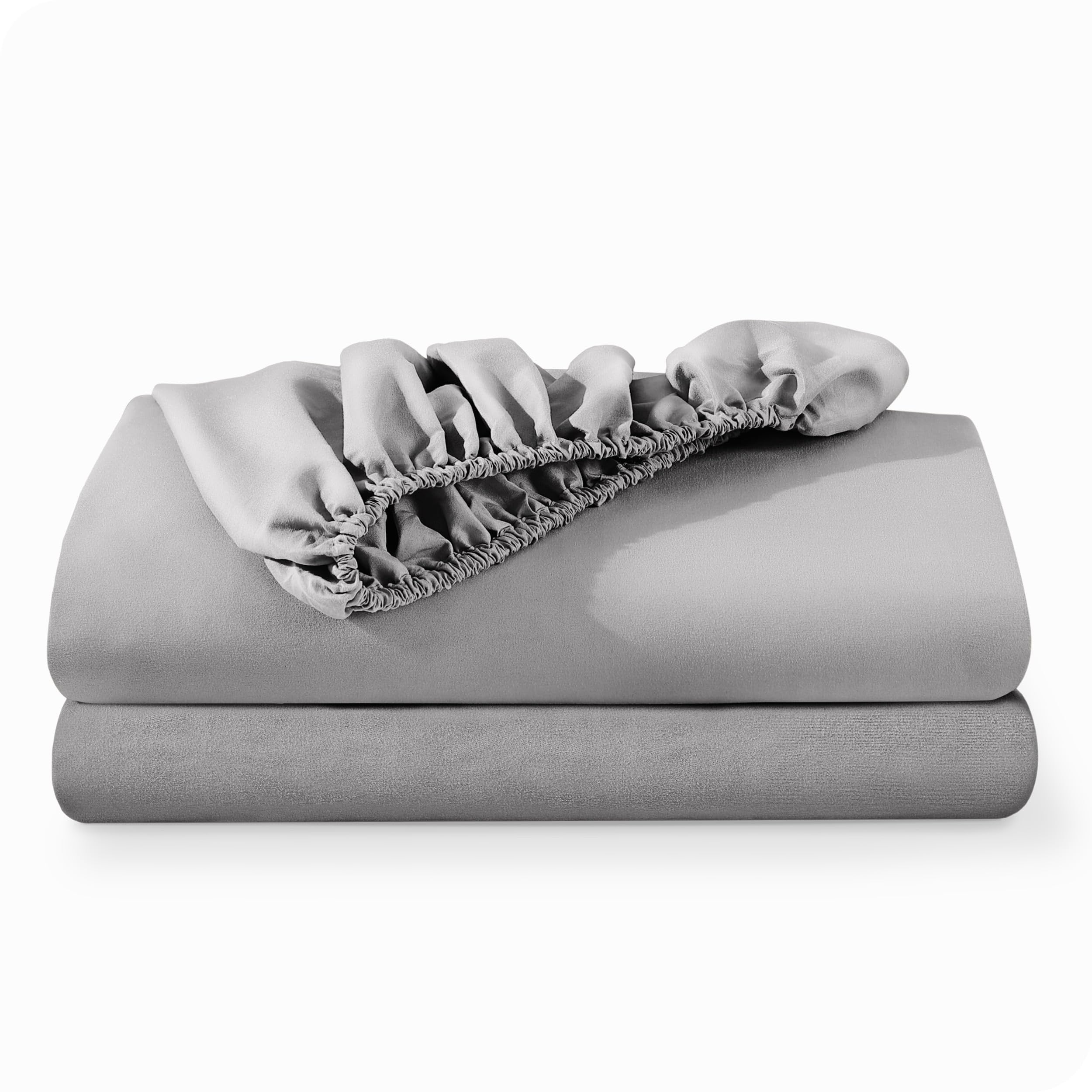 Amazon.com: Bare Home 2-Pack Fitted Bottom Sheets Twin XL - Premium ...