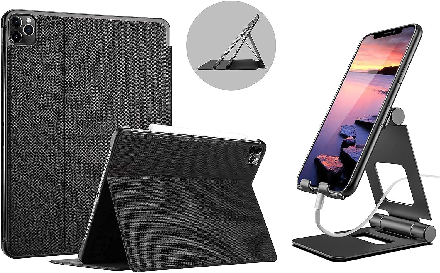 Amazon.com: ProCase Black iPad Pro 11 Slim Stand Case 2nd Generation ...
