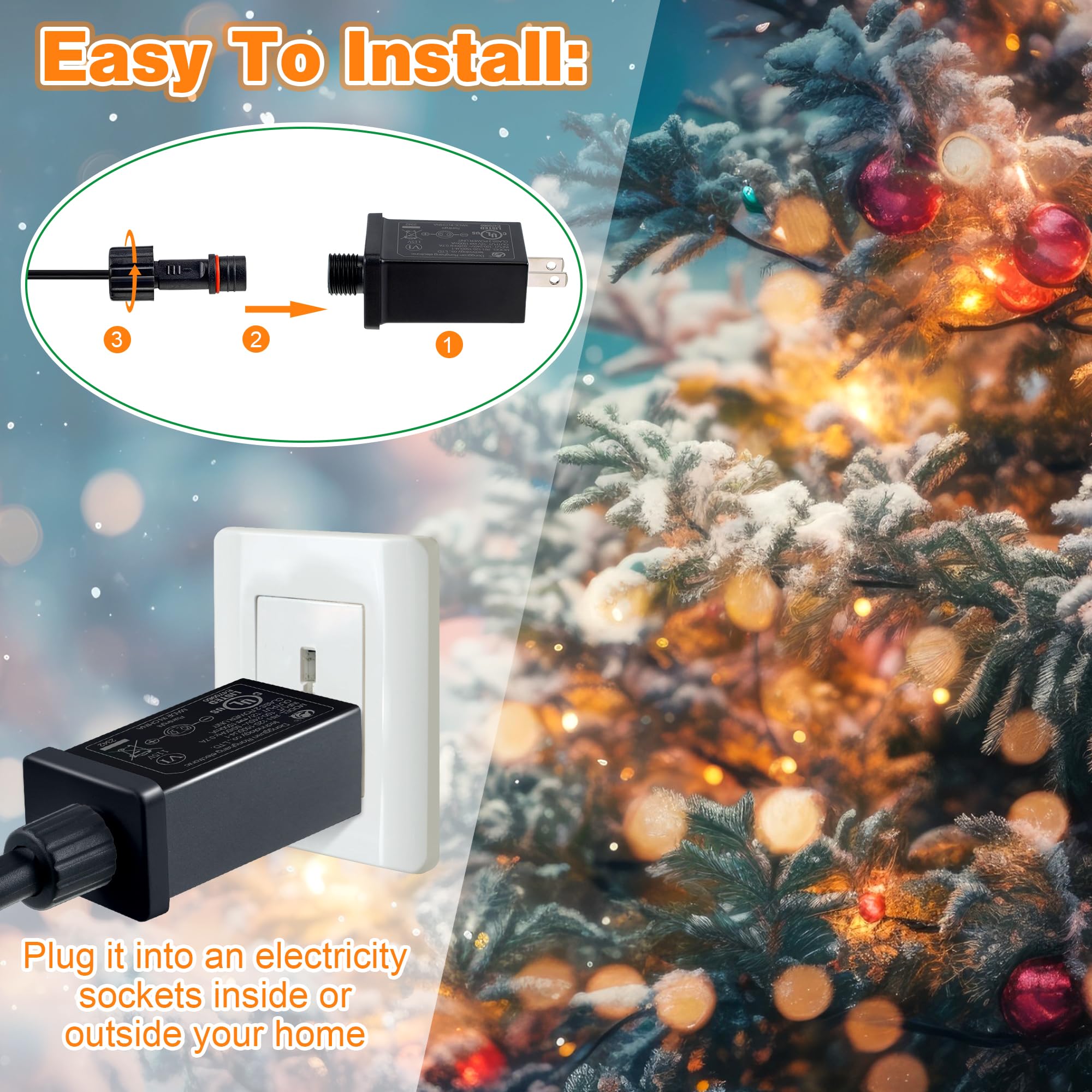 Snapklik.com : Feekoon 4 Pack Replacement Yard Inflatable Adapter