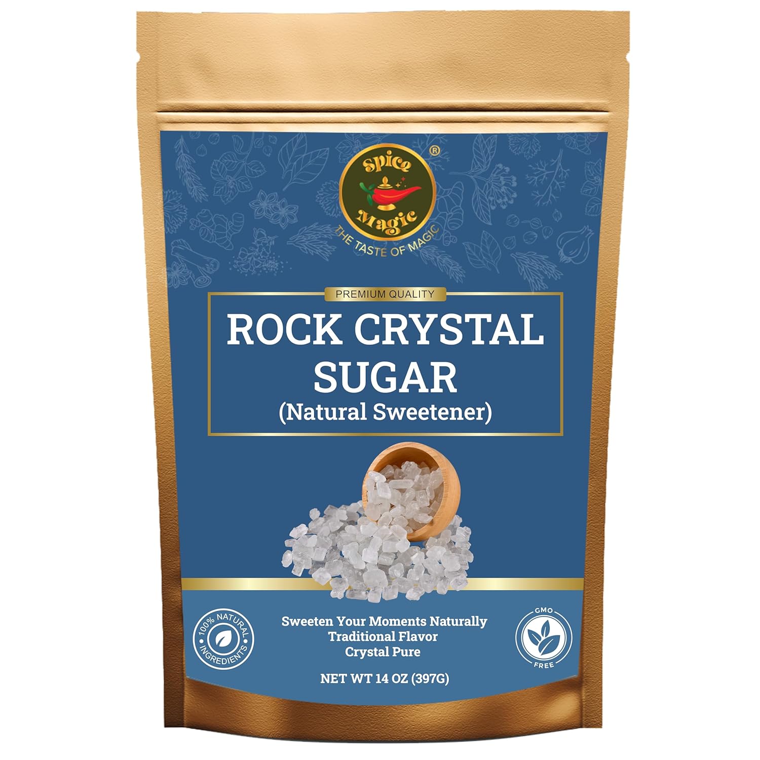 Amazon.com : Spice Magic Rock Crystal Sugar, 14 oz (400g) I Premium ...
