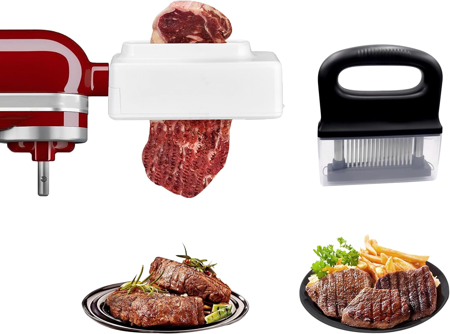Amazon.com: Meat Tenderizer Attachment for Ka Stand Mixer,Meat ...
