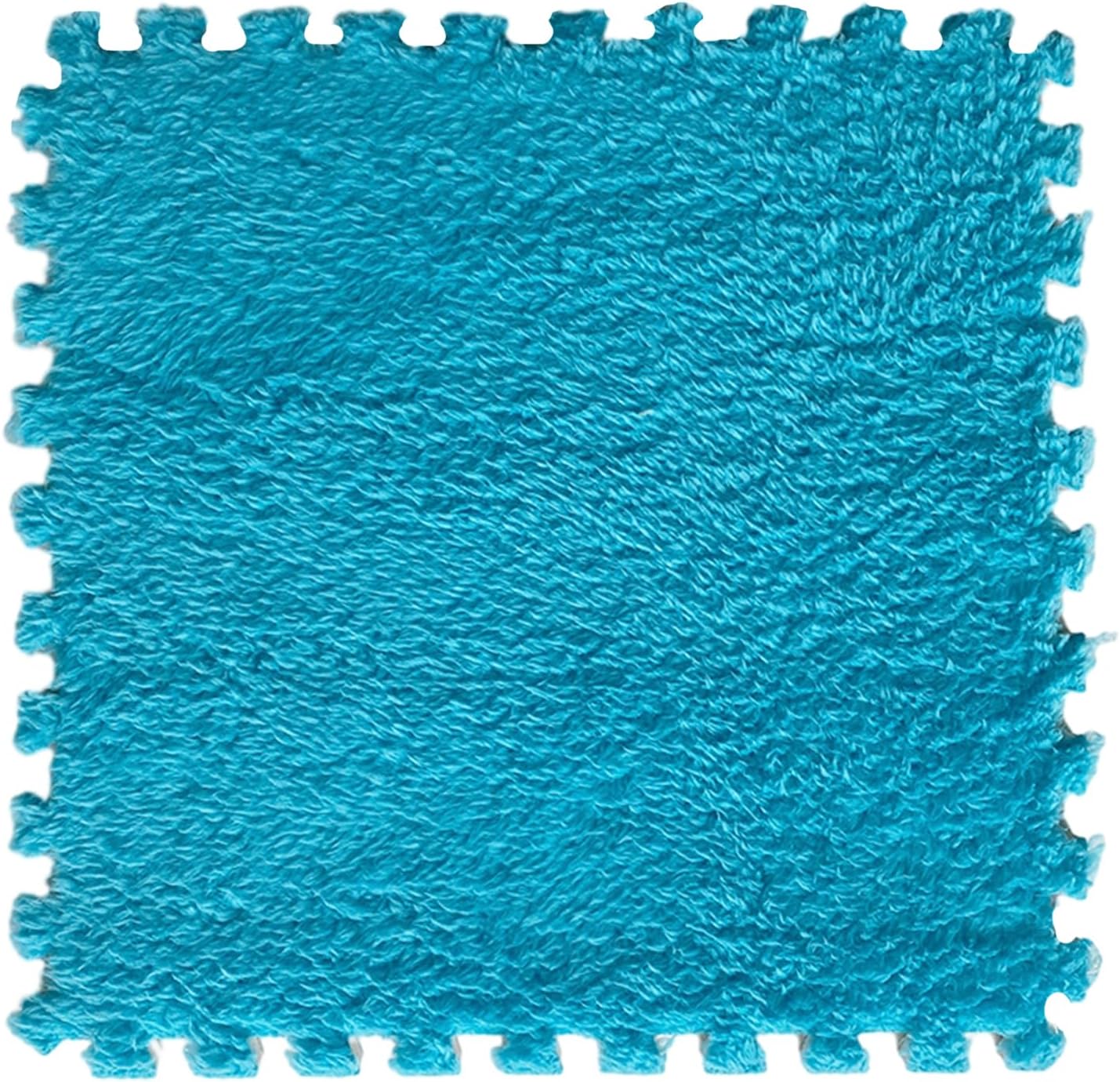 Amazon.com: 50 Pieces Jigsaw Carpet Squares,Interlocking Plush Floor ...
