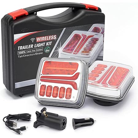 Amazon.com: Agrieyes Wireless Trailer Lights Kit for Towing Truck ...