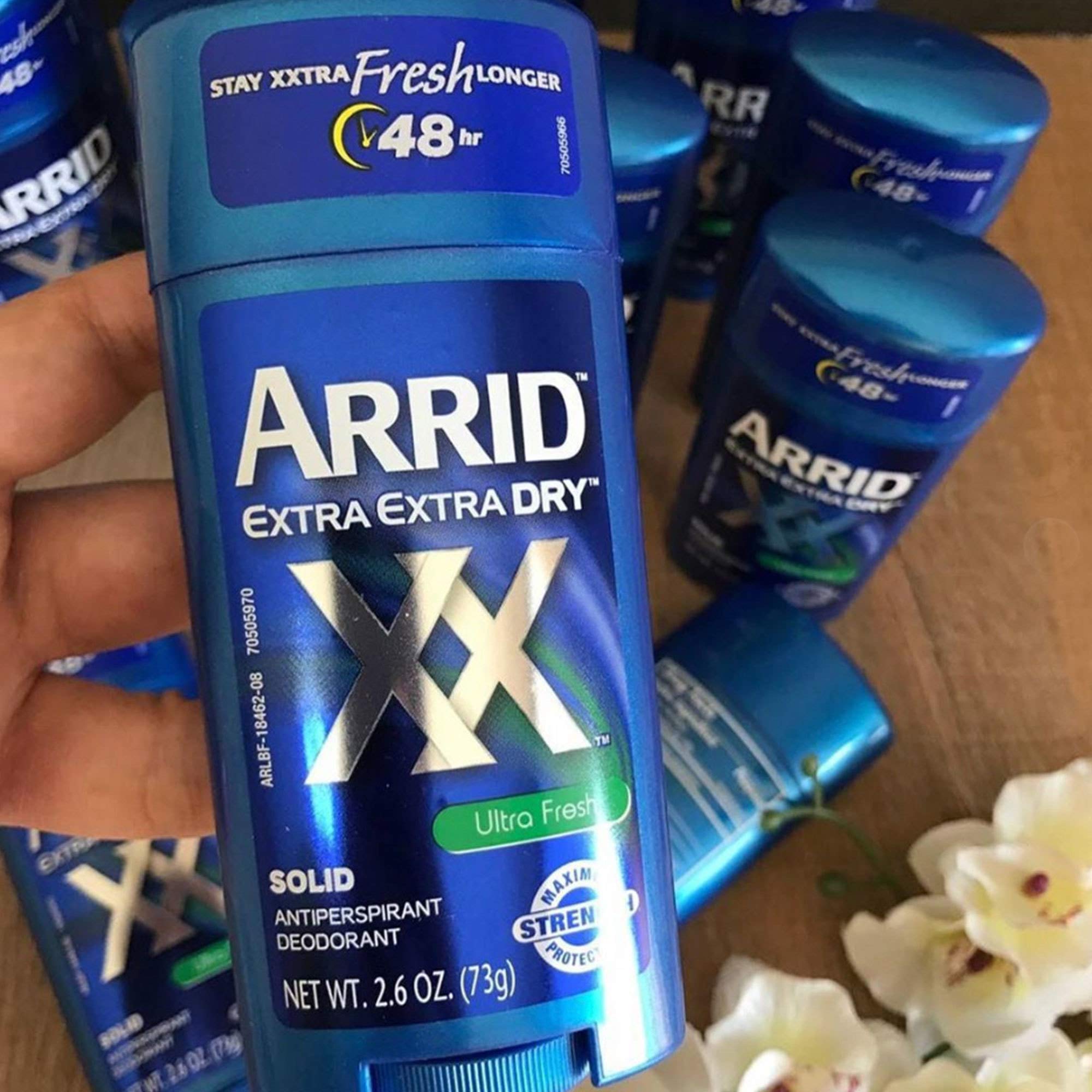 Arrid XX Extra Extra Dry Solid Antiperspirant Deodorant, Ultra Fresh, 2 ...