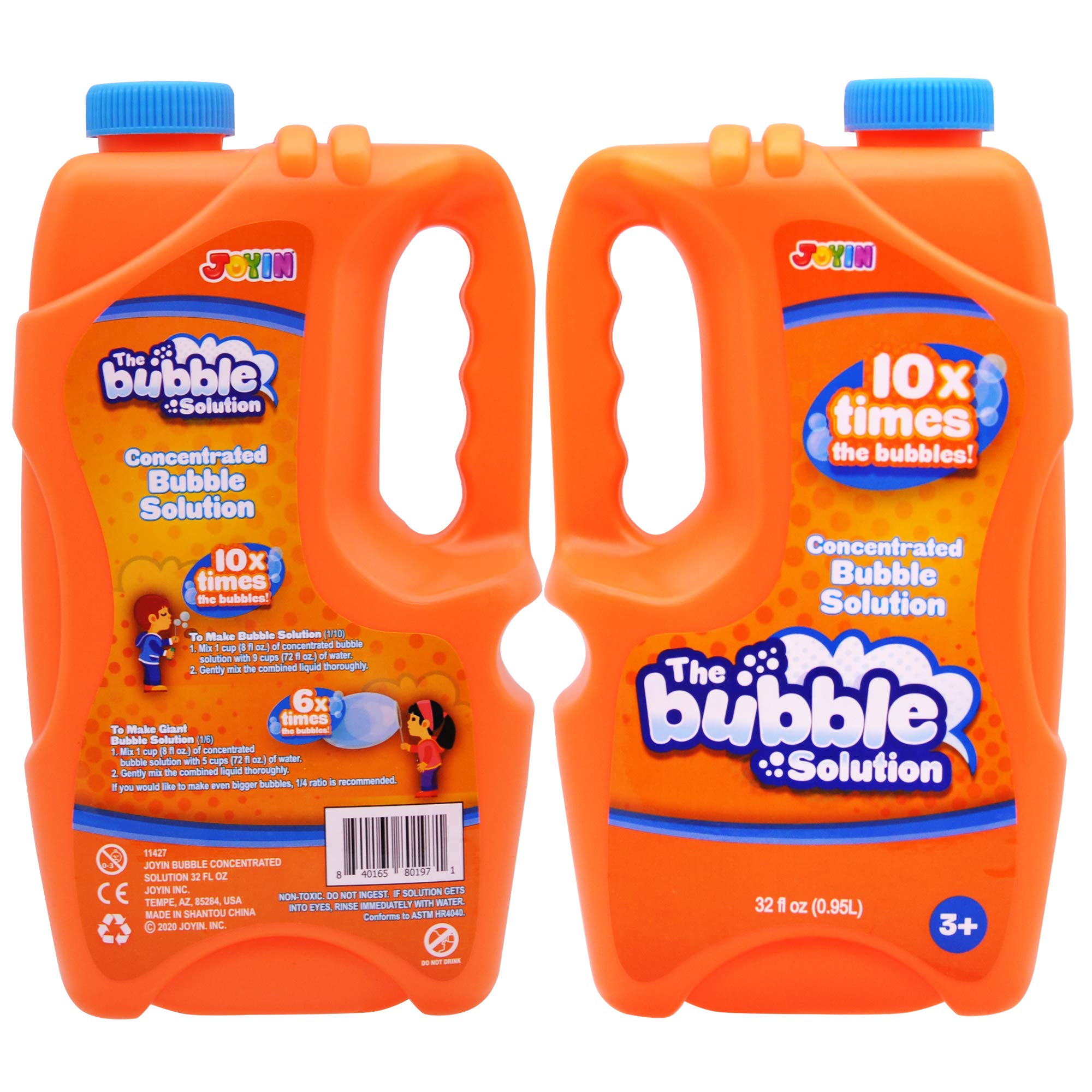 Buy JOYIN 2 Bottles Bubbles Refill Solutions 64 Oz up To 5 Gallon Big buy-joyin-2-bottles-bubbles-refill-solutions-64-oz-up-to-5-gallon-big