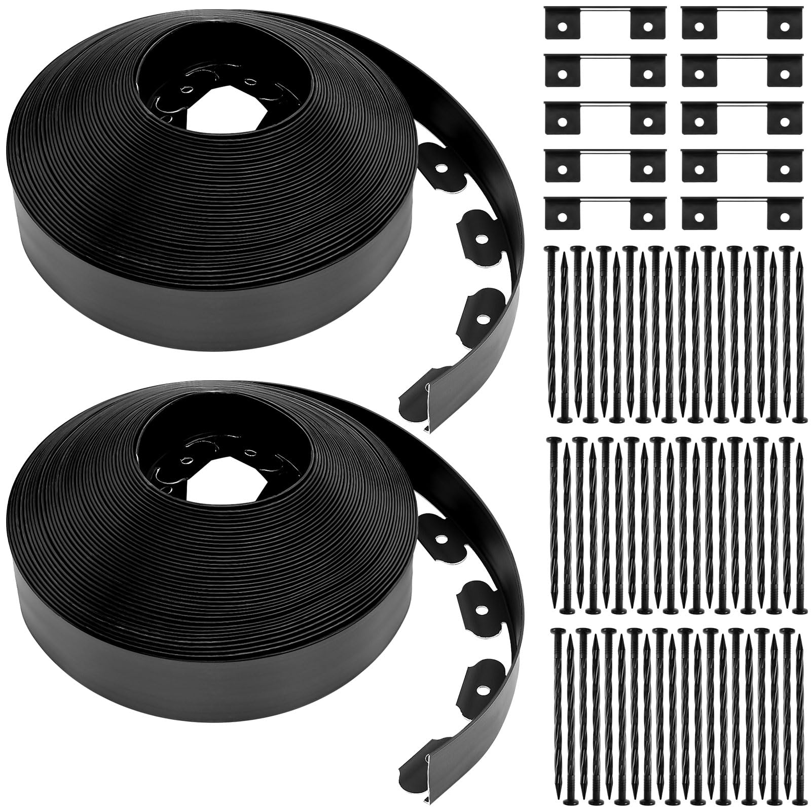 2 5 X 200 Landscape Edging Kit No Dig Edging Border Coil Include 60