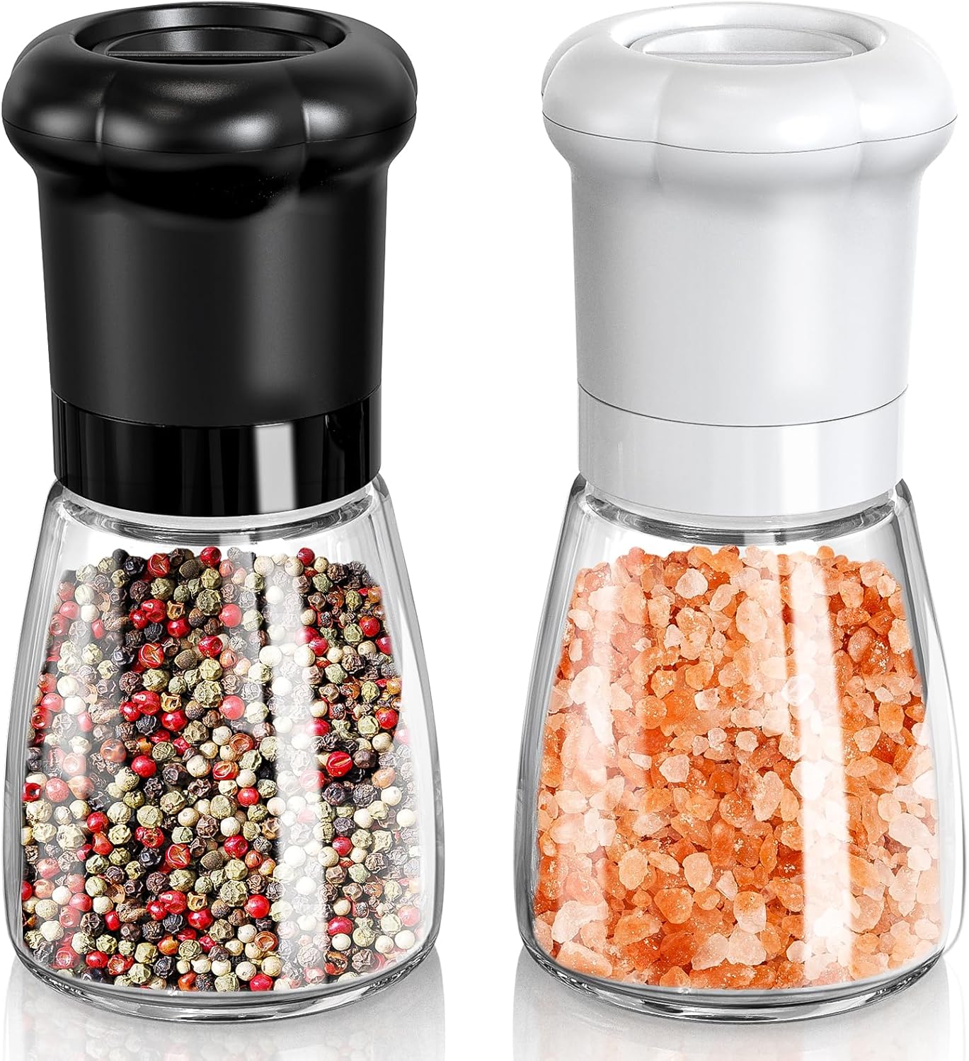 CIRCLE JOY Pepper Grinder, Manual Salt and Pepper Mill Sets with ...