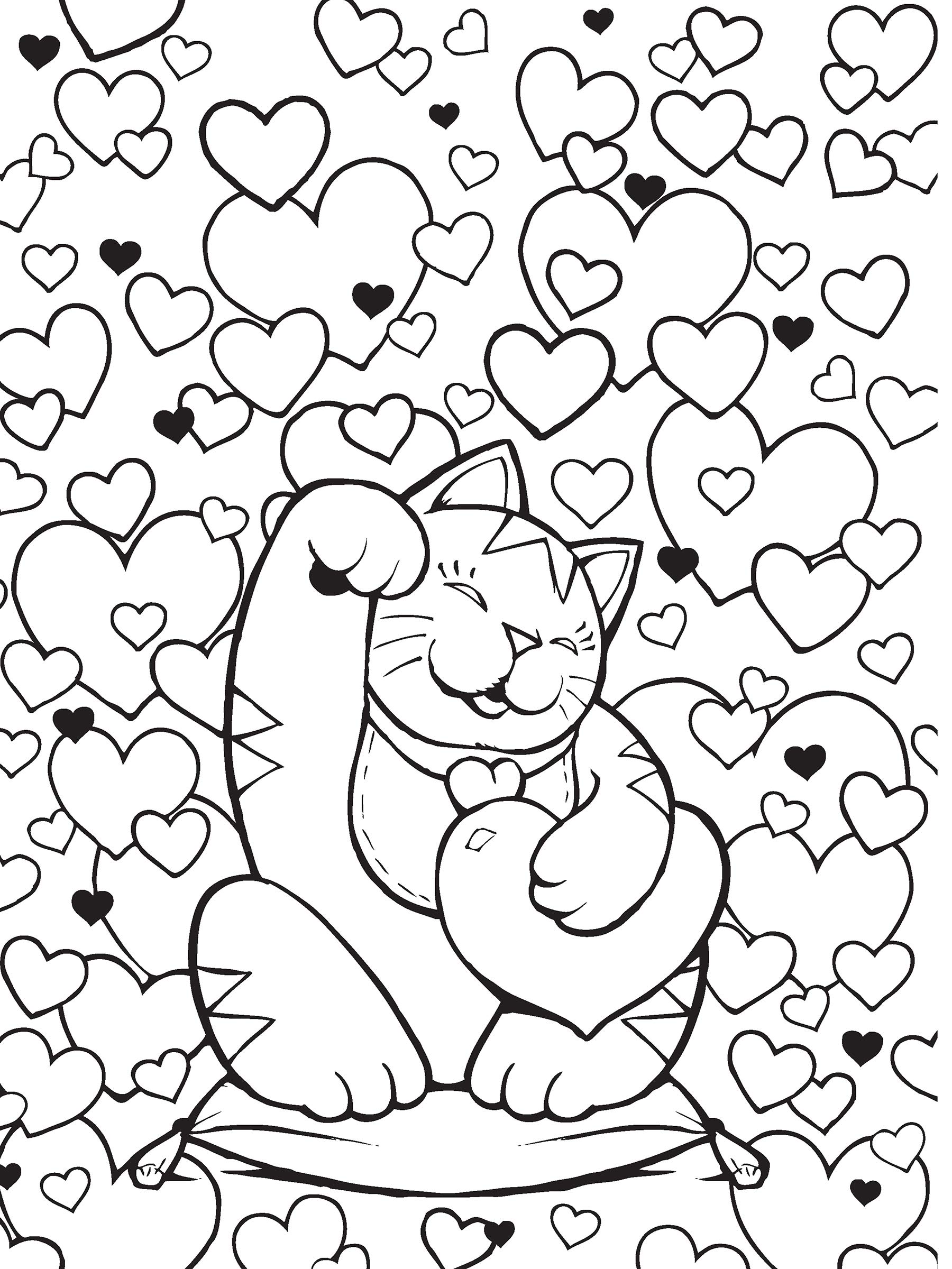 Lucky Cat Coloring Pages