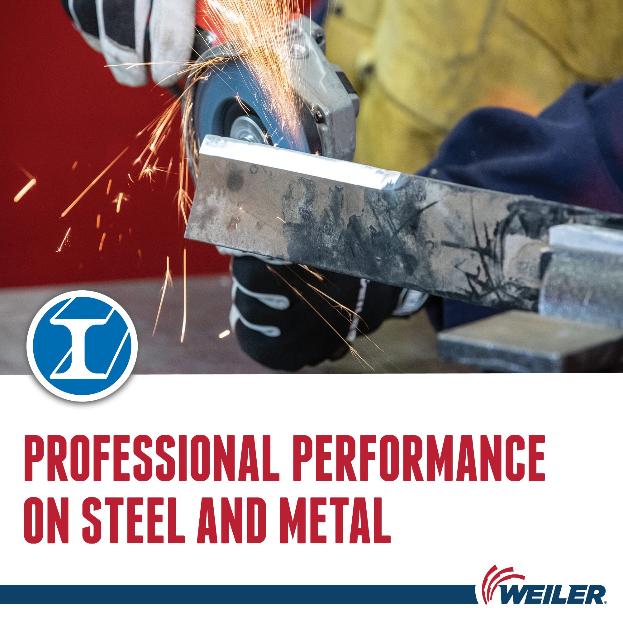 Snapklik.com : Weiler 31410 Wolverine 4-1/2" X 5/8"-11 UNC NUT Abrasive Flap Disc, 80 Grit ...