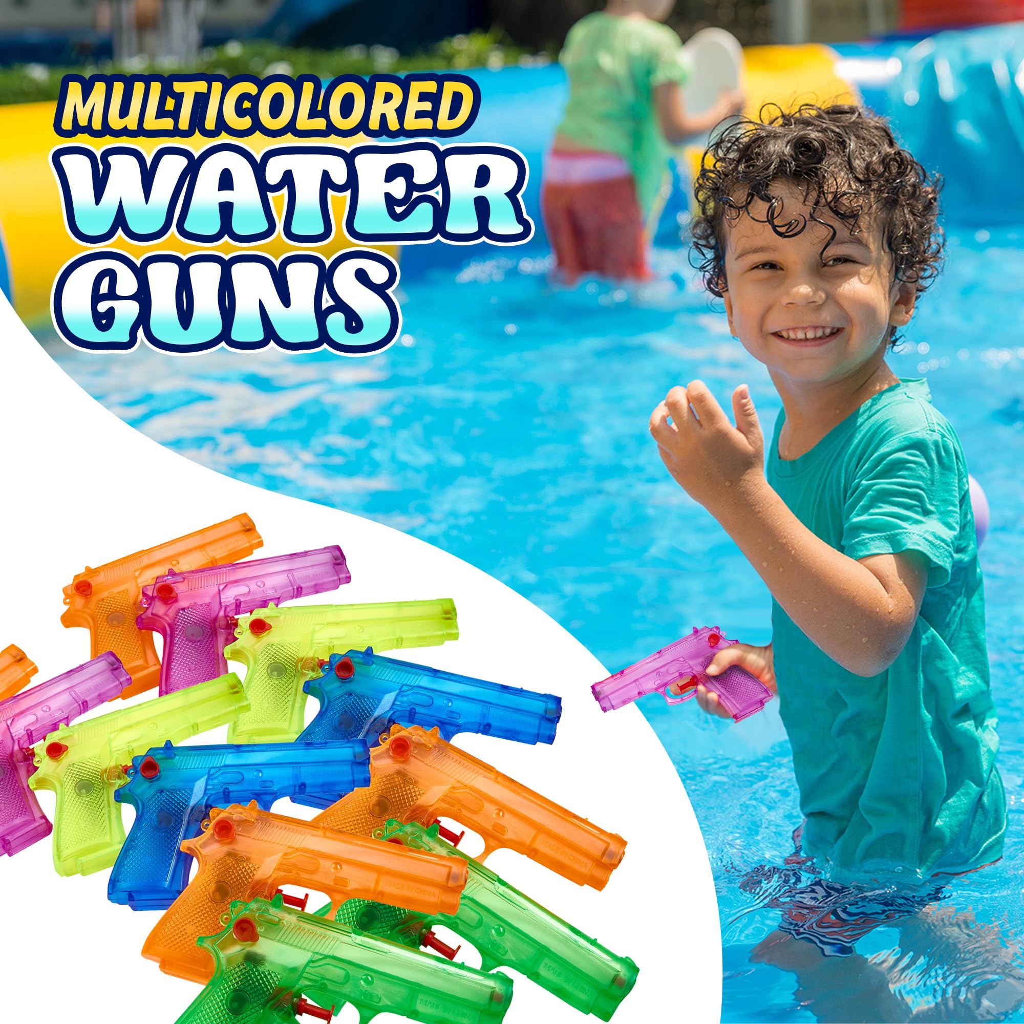 Snapklik.com : Water Blasters - 6 Inch - Assorted Colors - Soaker ...