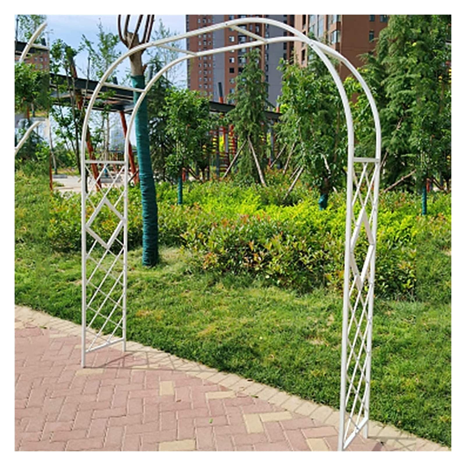 Large Metal Garden Arch Garden Arbours And Arches Garden Raised ...