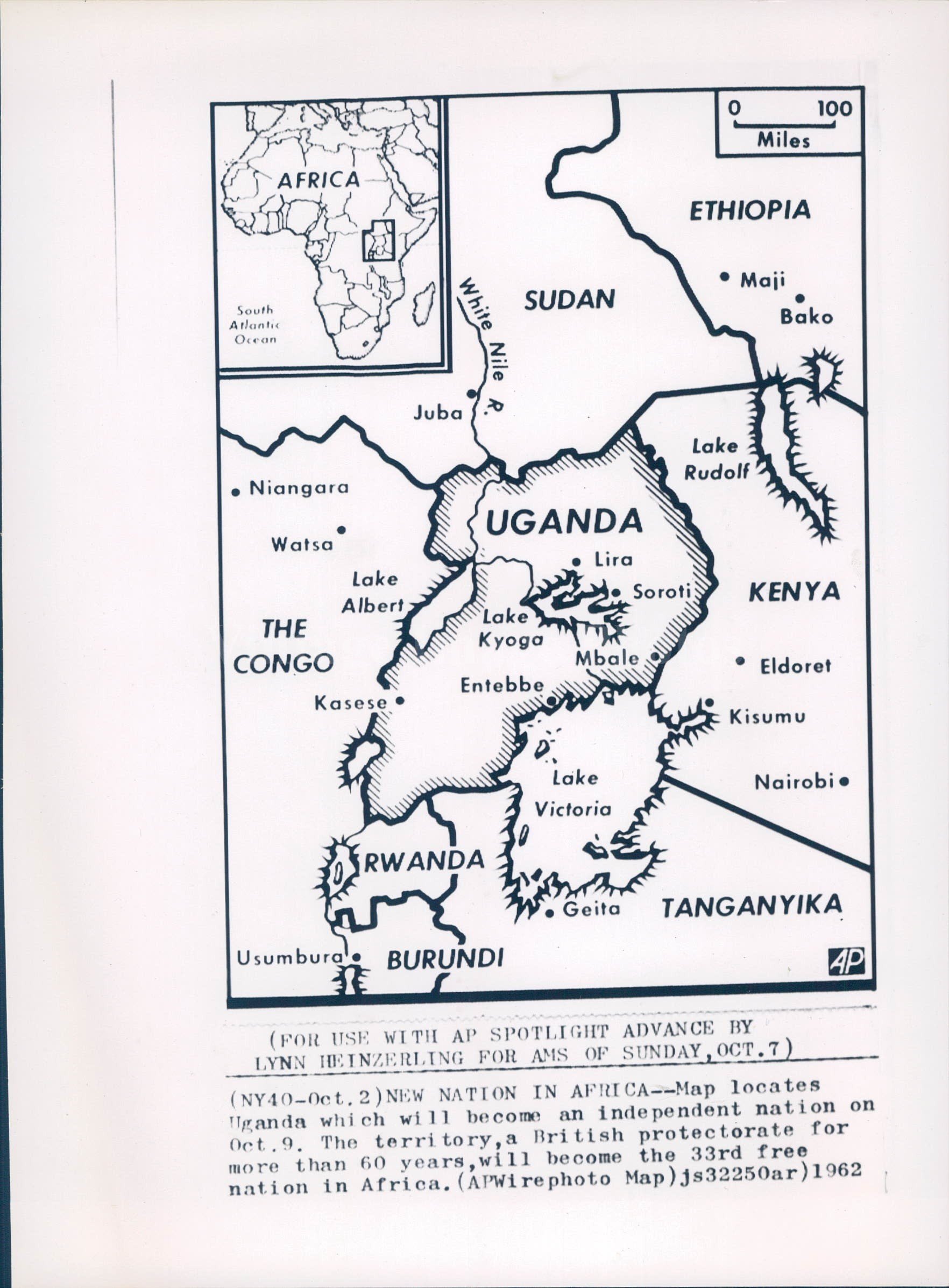 British East Africa Map