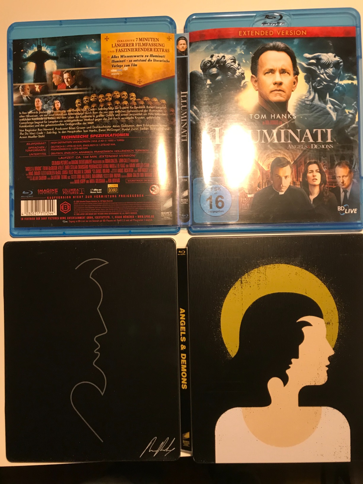 Illuminati - Extended Version - Steelbook [Blu-ray]: Amazon.de: Tom ...