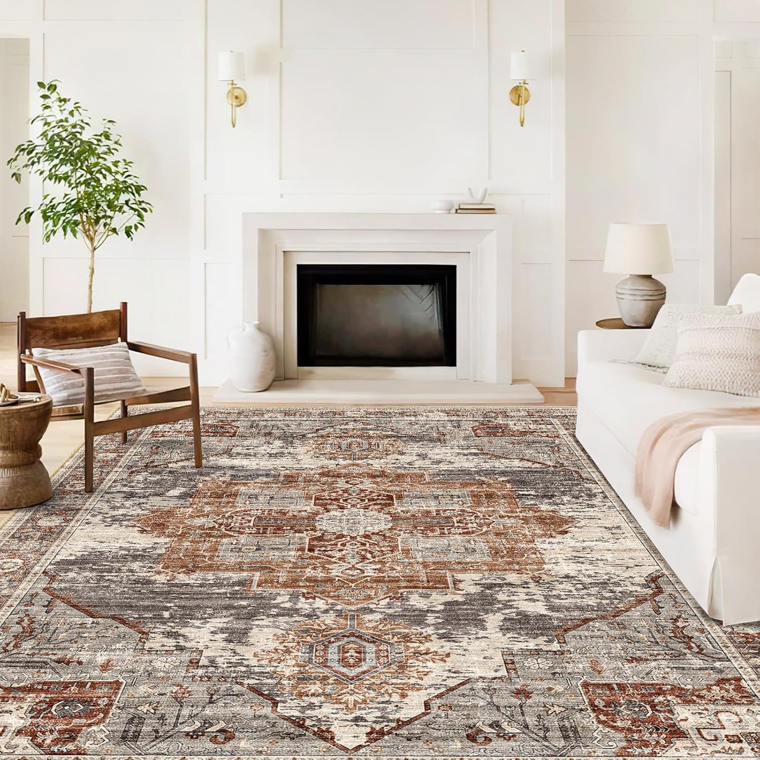 Amazon.com: RUUGME Washable 8x10 Area Rugs - Large Rugs for Living Room ...