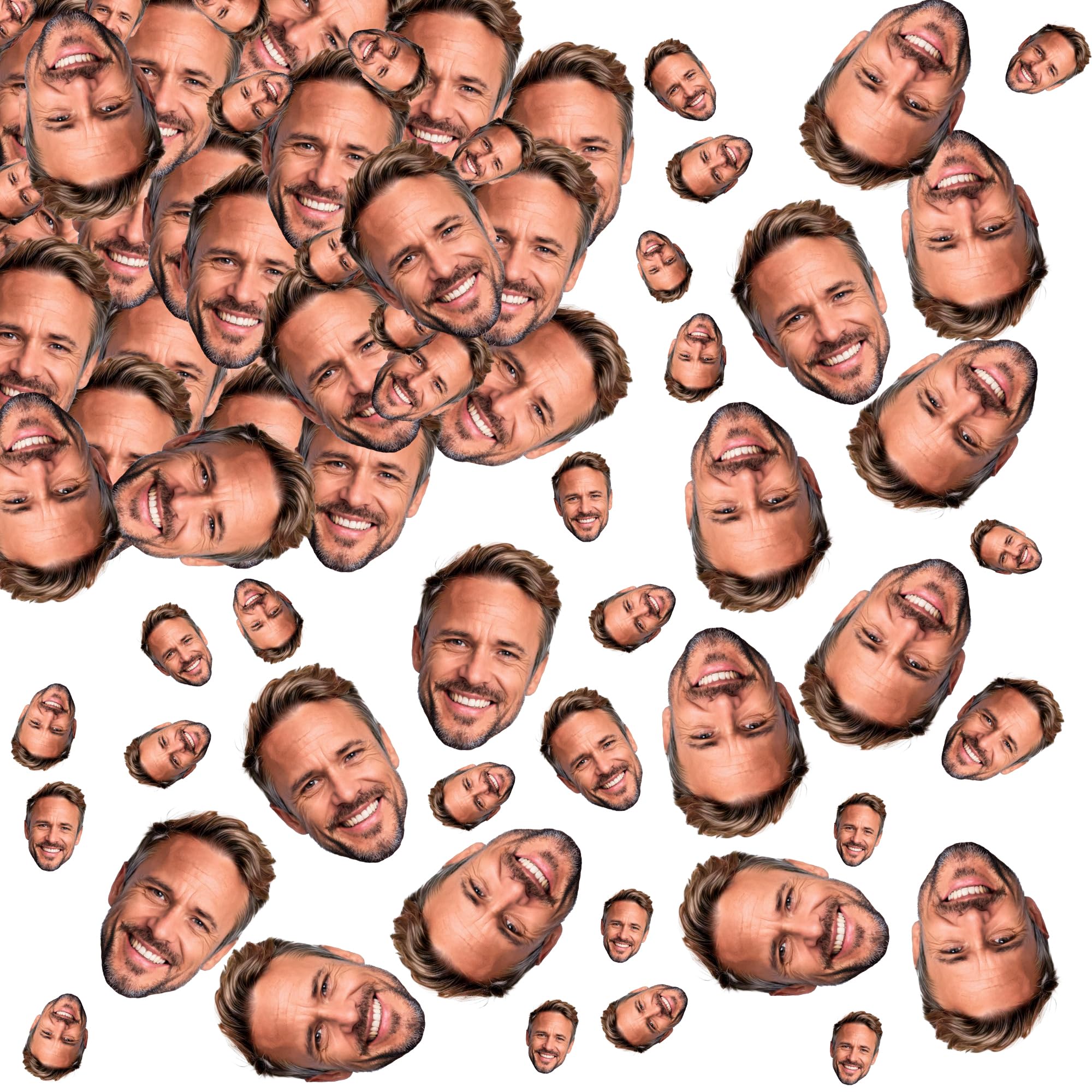 Amazon.com: Bleu Reign Personalized Photo Face Confetti - Custom Face ...