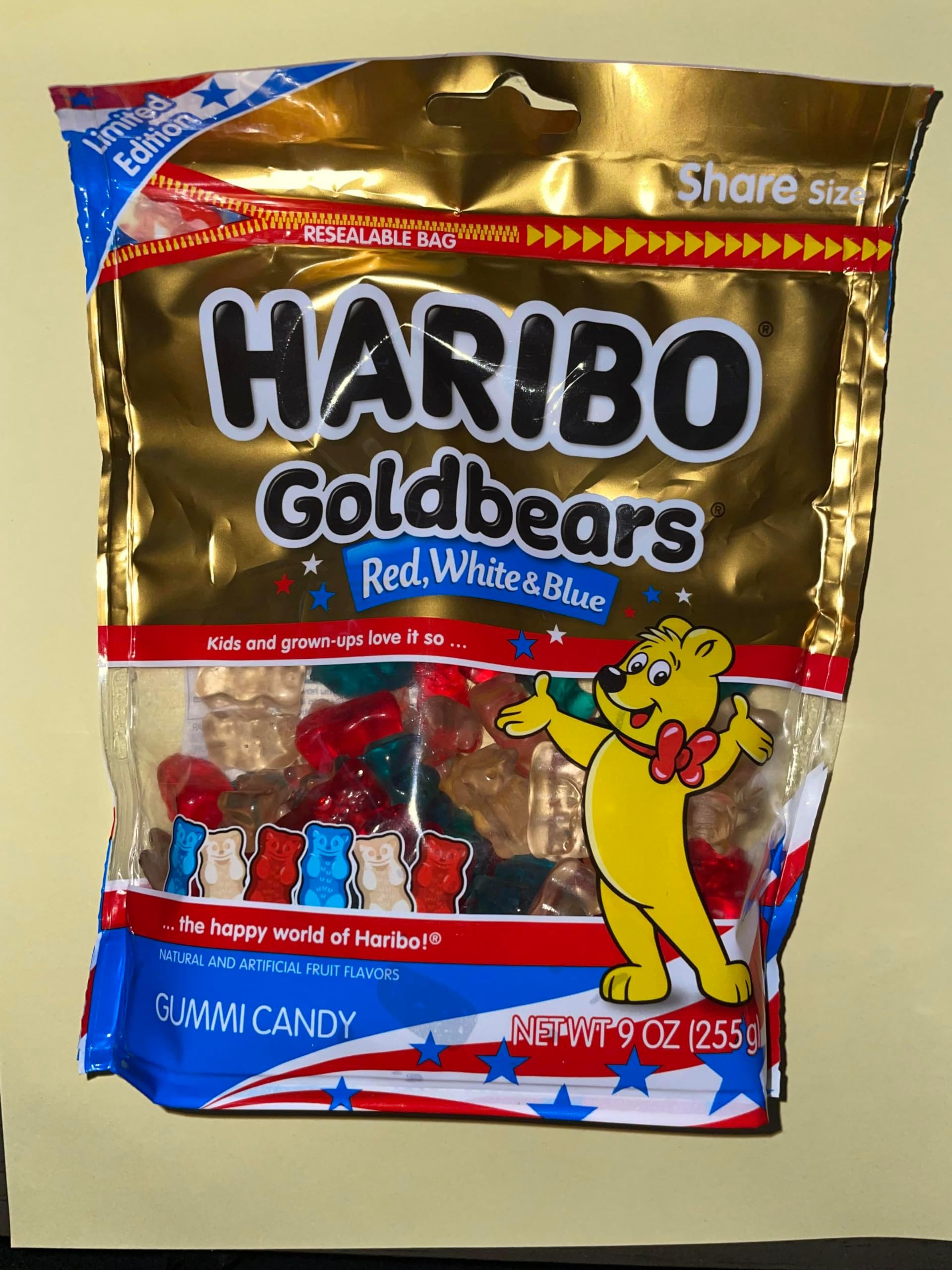 Amazon.com: Haribo Goldbears Red White & Blue limited edition 9oz ...