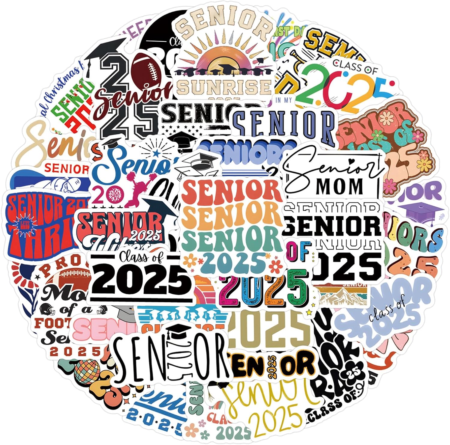 Amazon.com: Graduation Season Stickers High School Stickers for ...