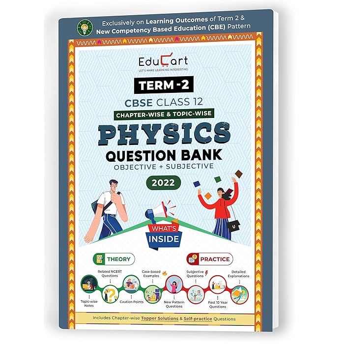 Buy Educart Term 2 Physics CBSE Class 12 Objective & Subjective ...
