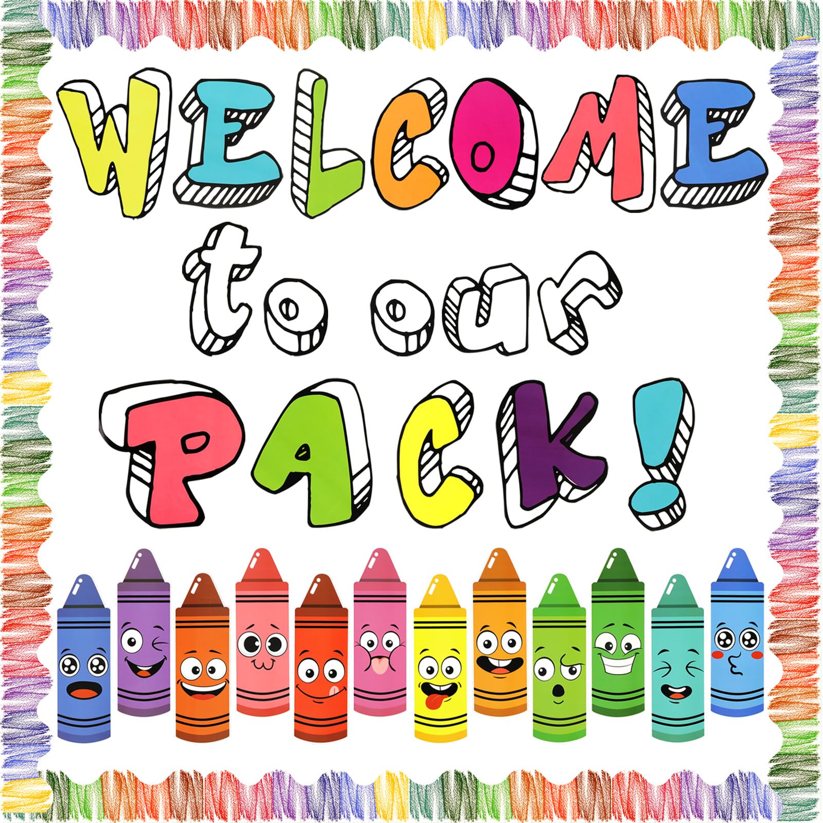 Amazon.com: HOWAF 46pcs Back to School Bulletin Board Decorations ...