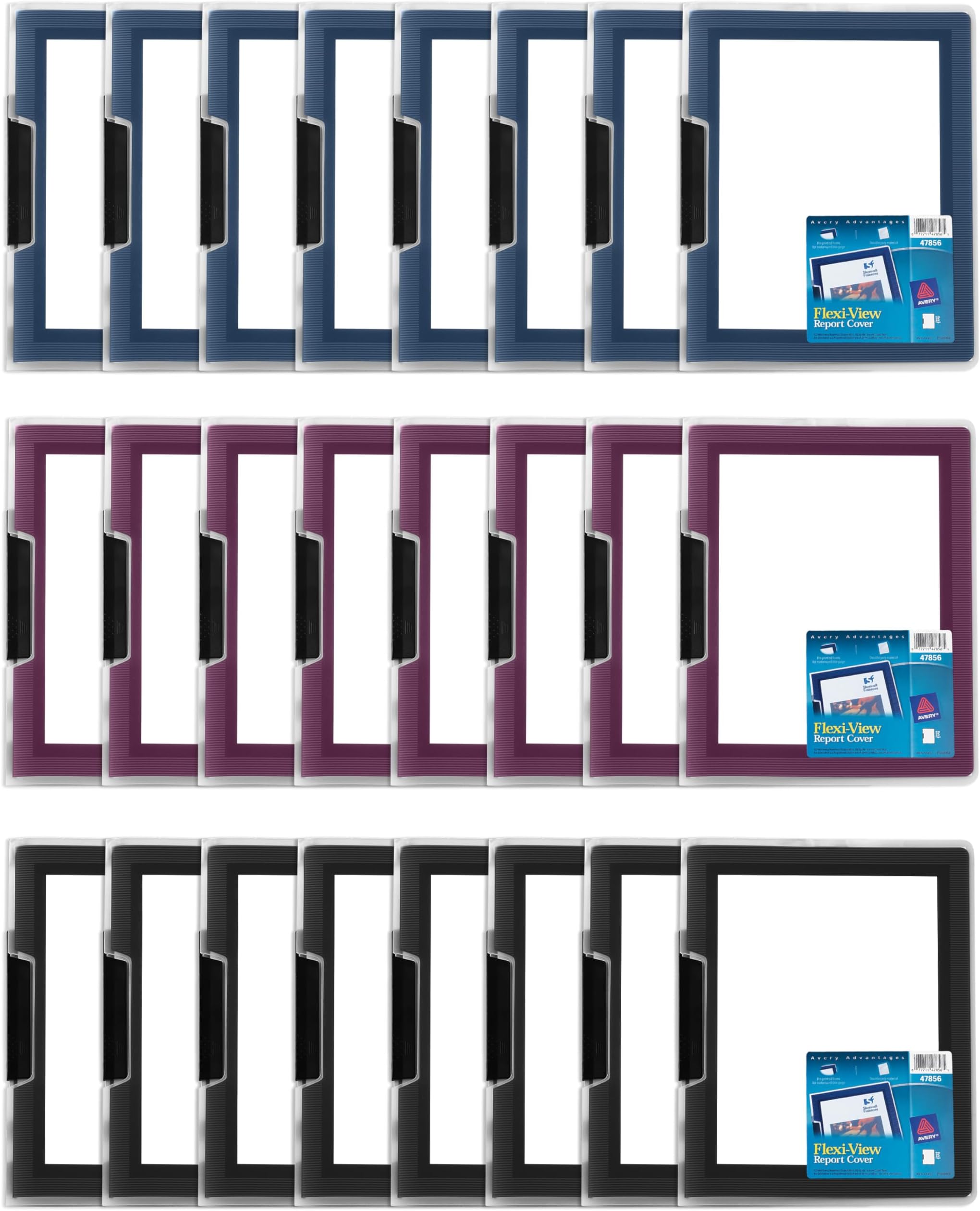 Amazon.com : Avery Flexi-View Report Covers with Swing Clip, Non-Lift ...