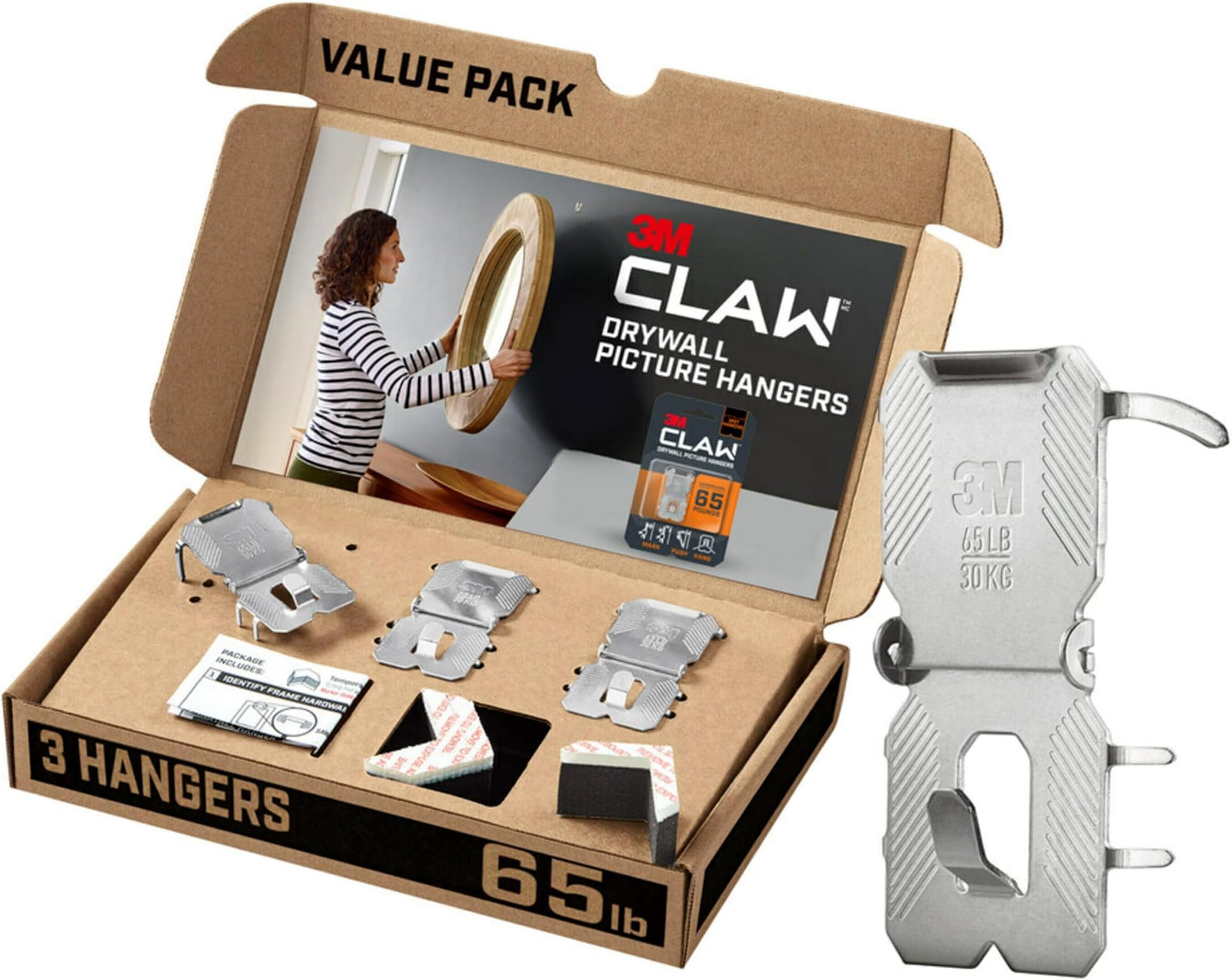 OOK 55099 Heavy-Duty Drywall Hanger Supports Up to 200 Pounds - Picture ...