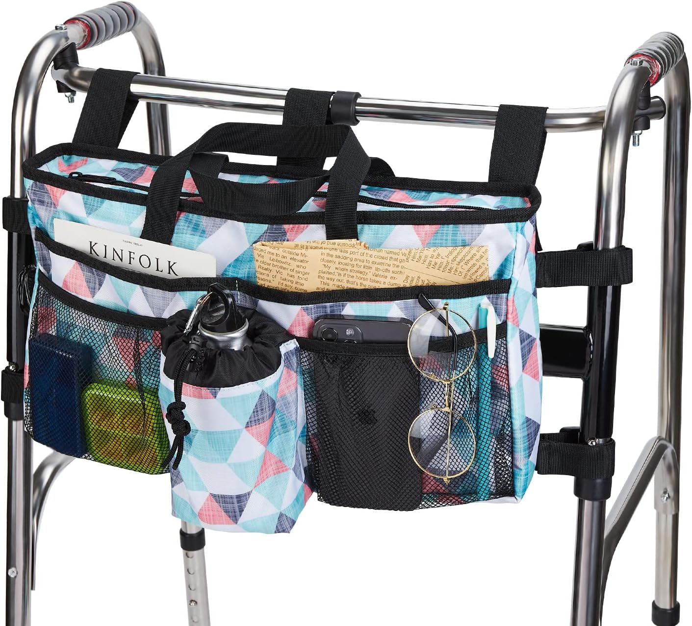 Amazon.com: WLLWOO WLLWOO Walker Baskets for Folding Walker with Cup ...