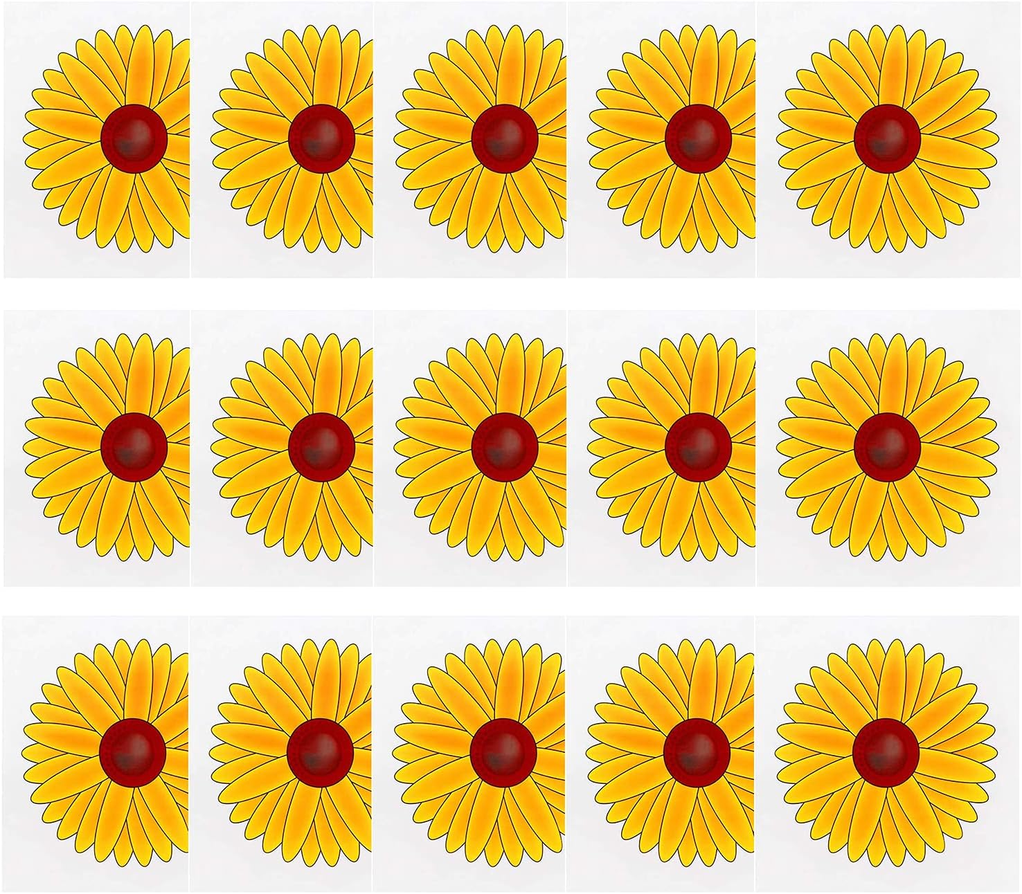 20PCS Floral Window Fly Stickers, Flies Sticker Trap for Indoor Insect ...