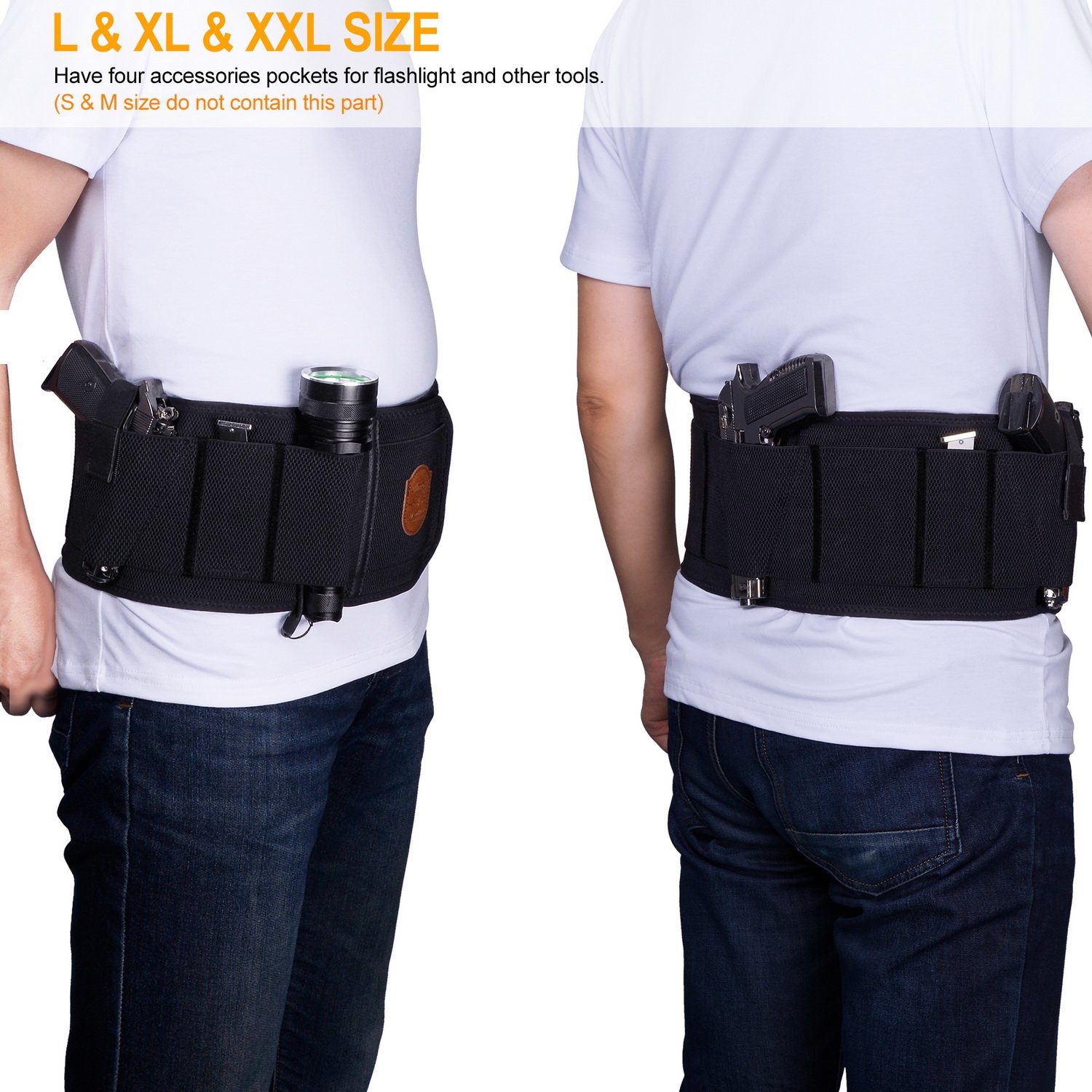 Snapklik.com : Fullmosa Concealed Carry Holster, Mi Belly Band Holster ...