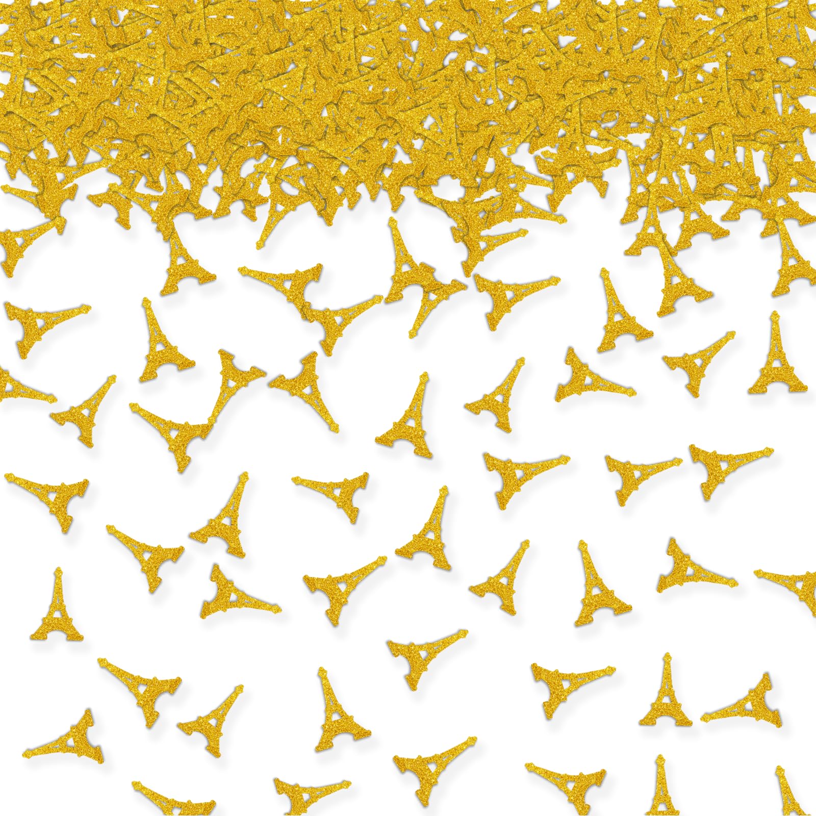 Amazon.com: 100pcs Eiffel Tower Confetti, Gold Glitter Paris Party ...