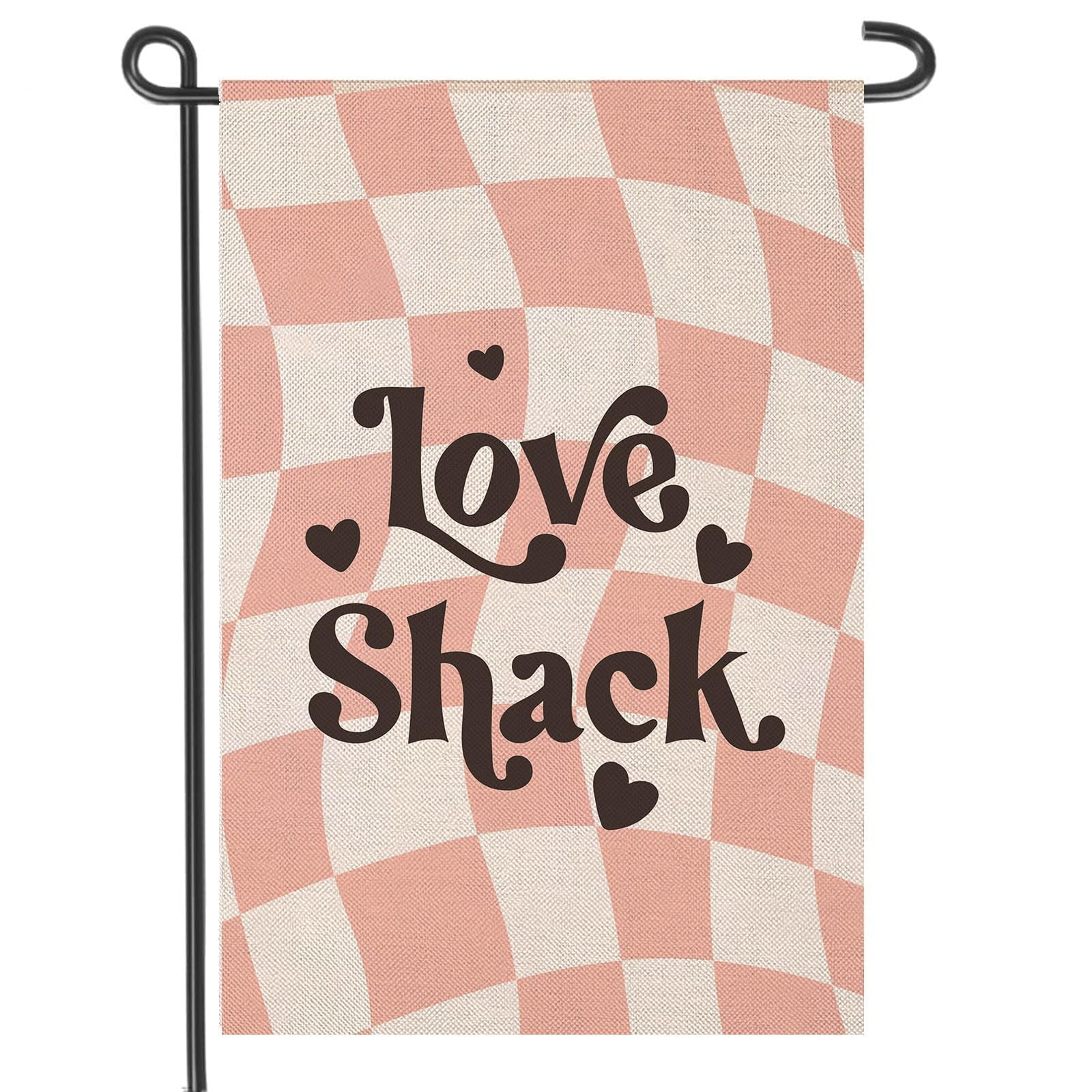 Amazon.com : Fapulee Welcome Valentines Day Garden Flags 12x18 Inch ...