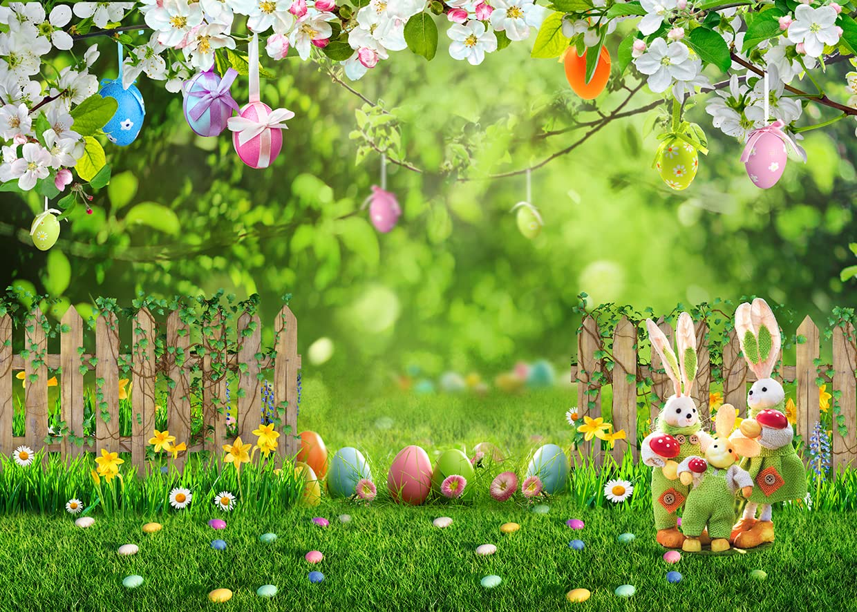 Easter Egg Grass Background