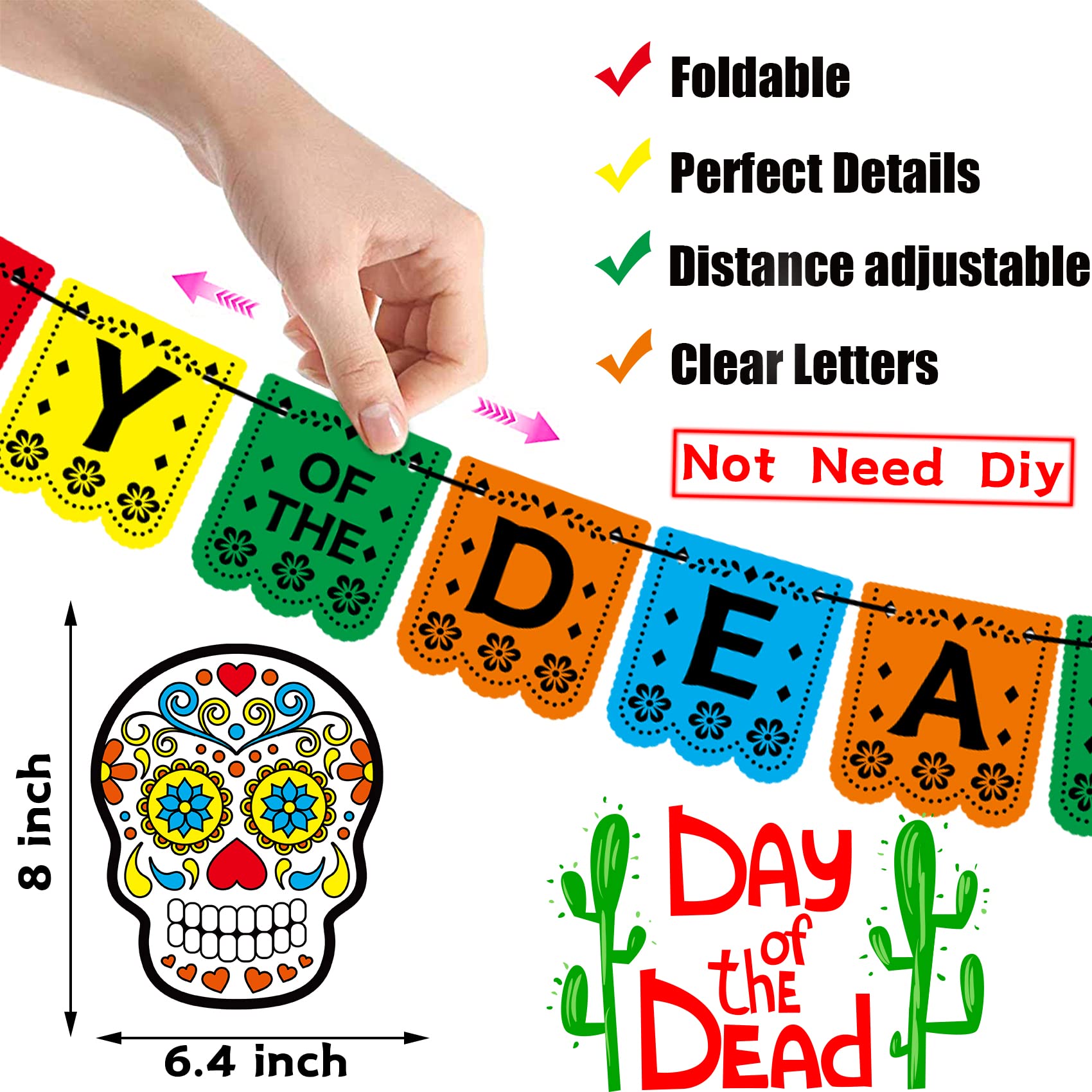 Snapklik.com : Day Of The Dead Balloons - 42pcs Dia De Los Muertos ...