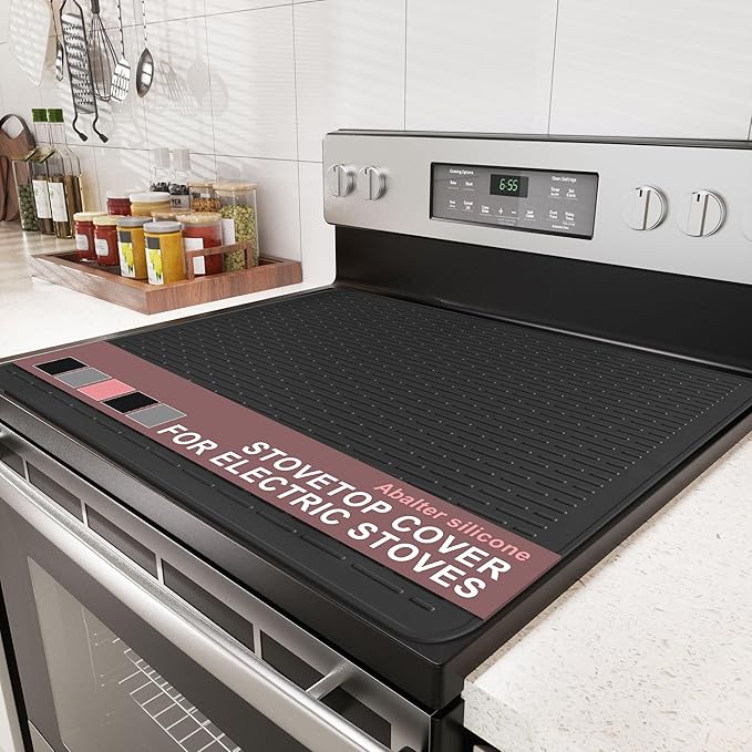 Amazon.com: Stove Top Cover for Electric Stove - Food Grade Ceramic ...