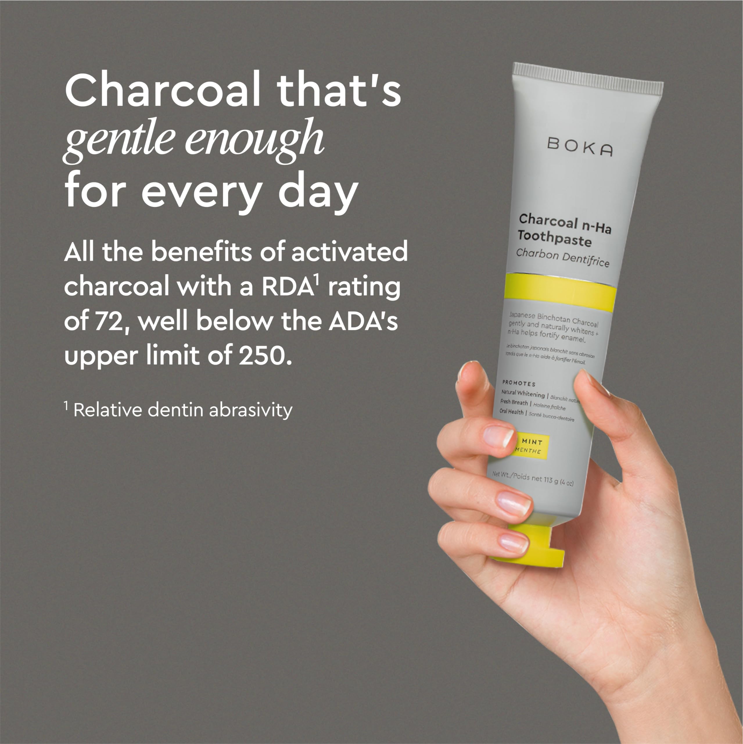 Snapklik.com : Charcoal Toothpaste - Nano Hydroxyapatite, Fluoride Free ...