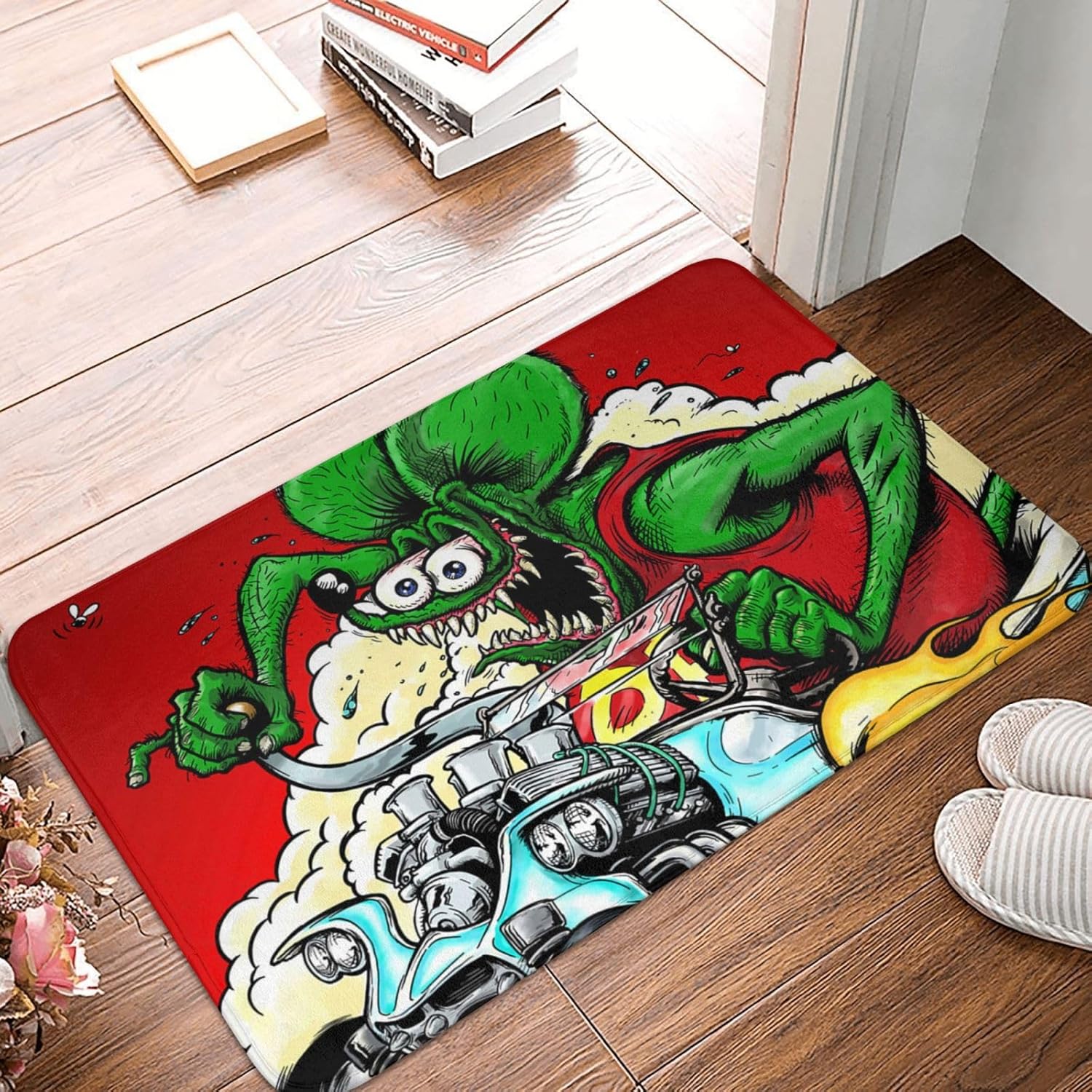 Amazon.com: DSERC Rat Cartoon Fink Anime Area Rug Non-Slip Washable ...