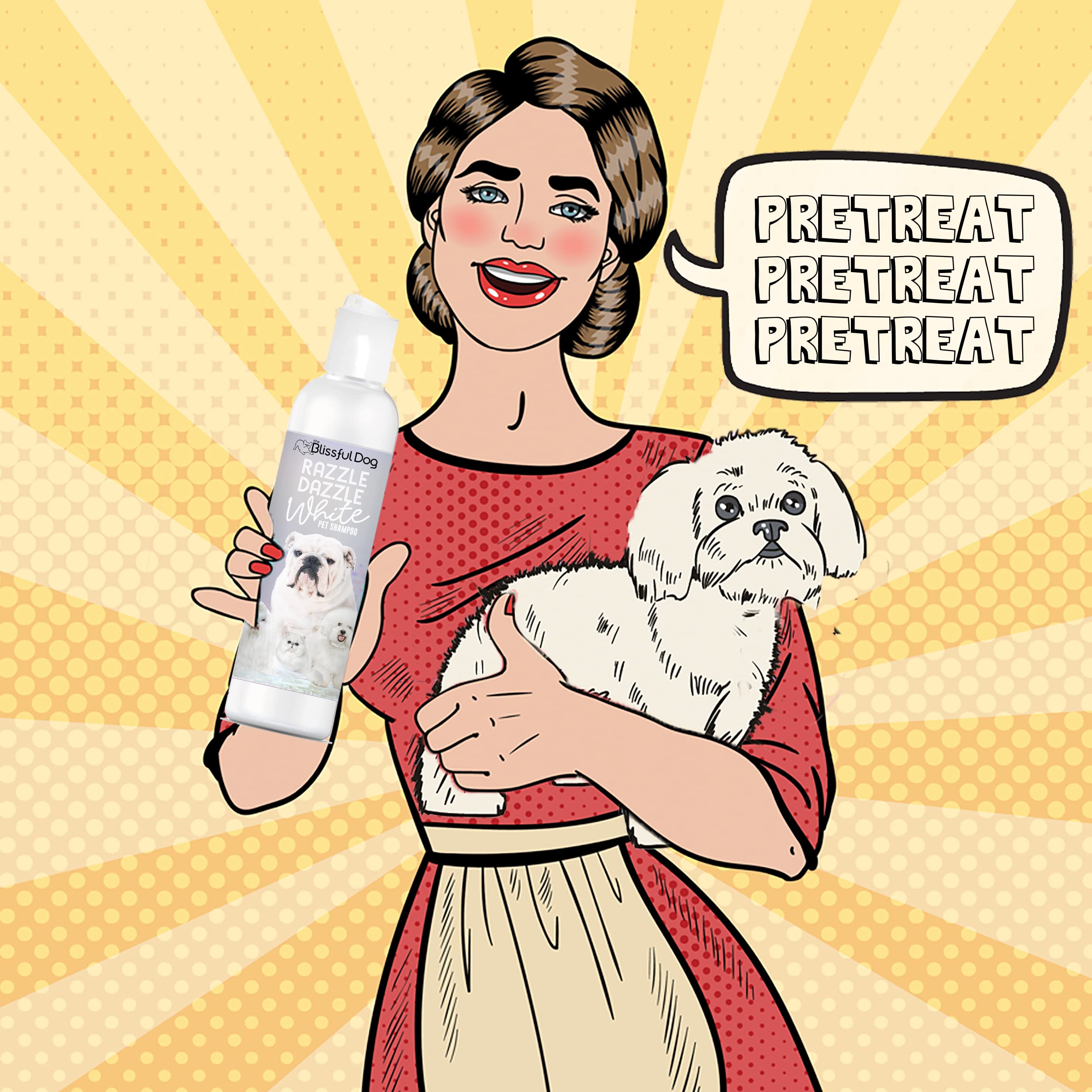 Cartoon Dog Shampoo Bottle