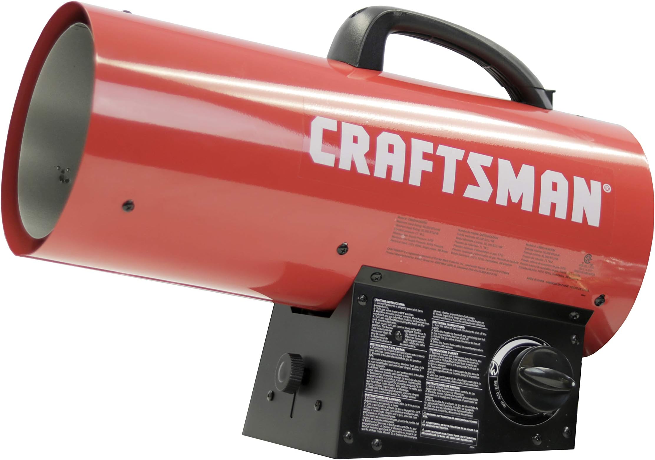 Amazon.com: Craftsman 60,000 BTU Forced Air Propane Construction ...